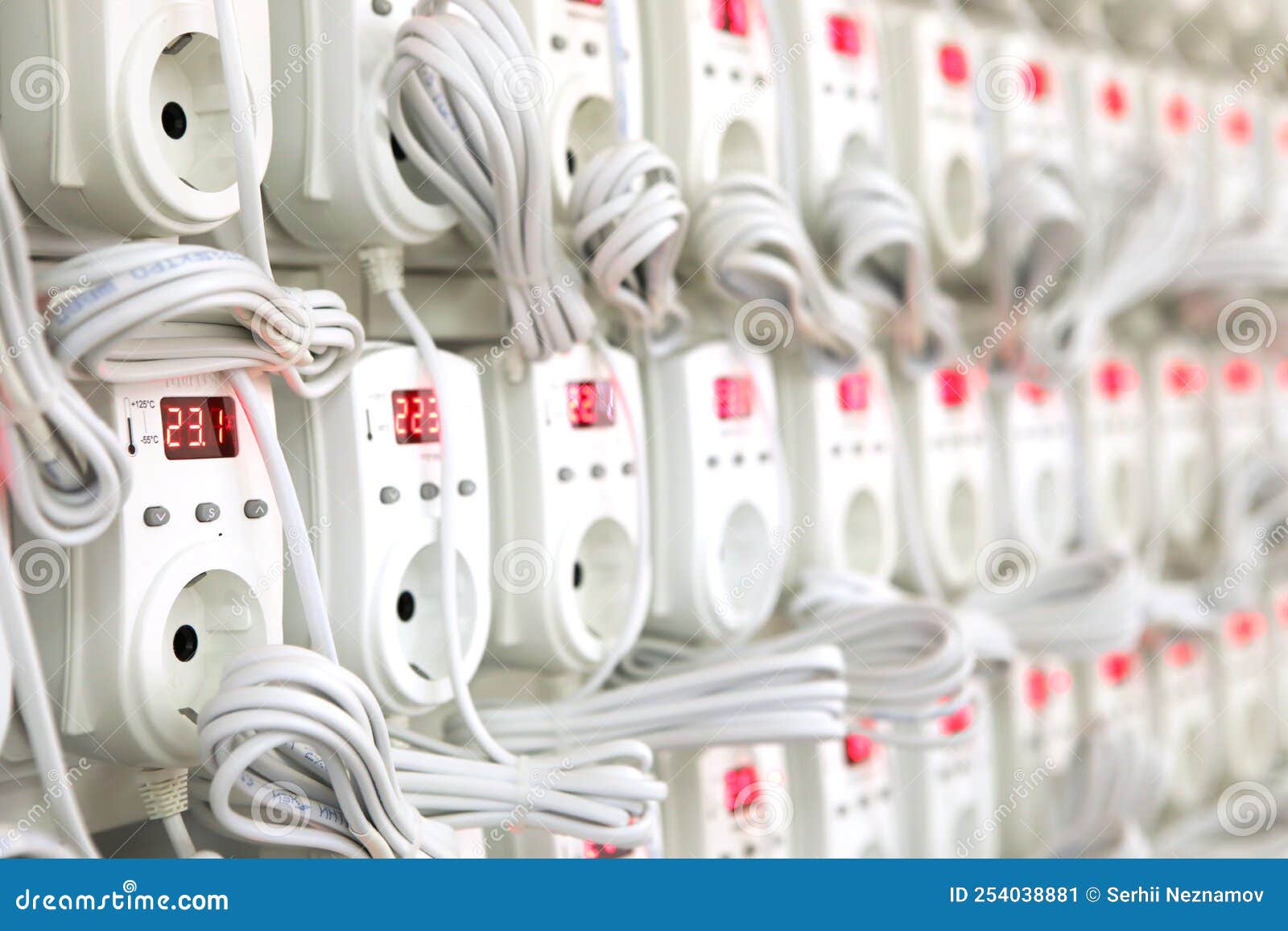 Quality Control of Electronic Devices at the Stand. Manufacture of ...