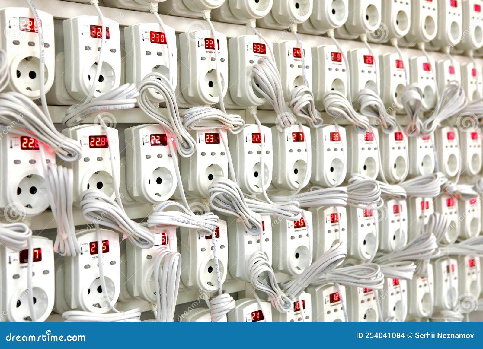 Quality Control of Electronic Devices at the Stand. Manufacture of ...