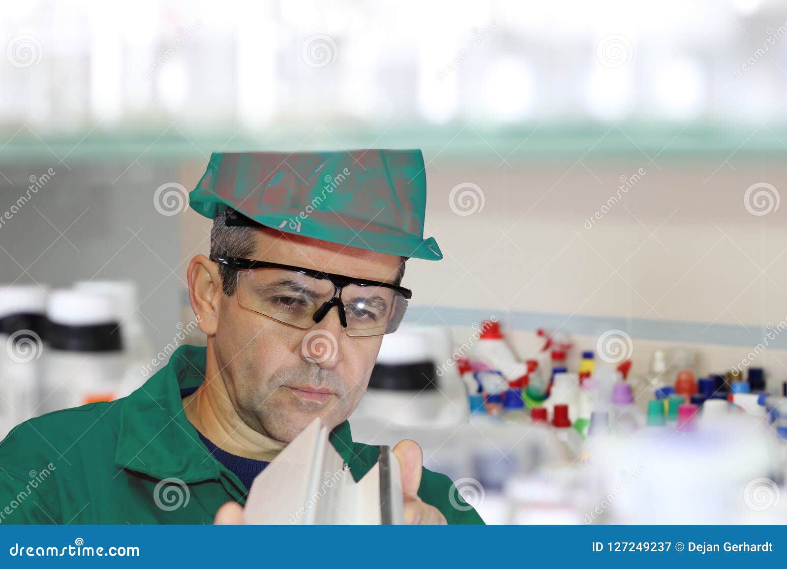 Quality Control Engineer at Work Stock Image - Image of industry ...