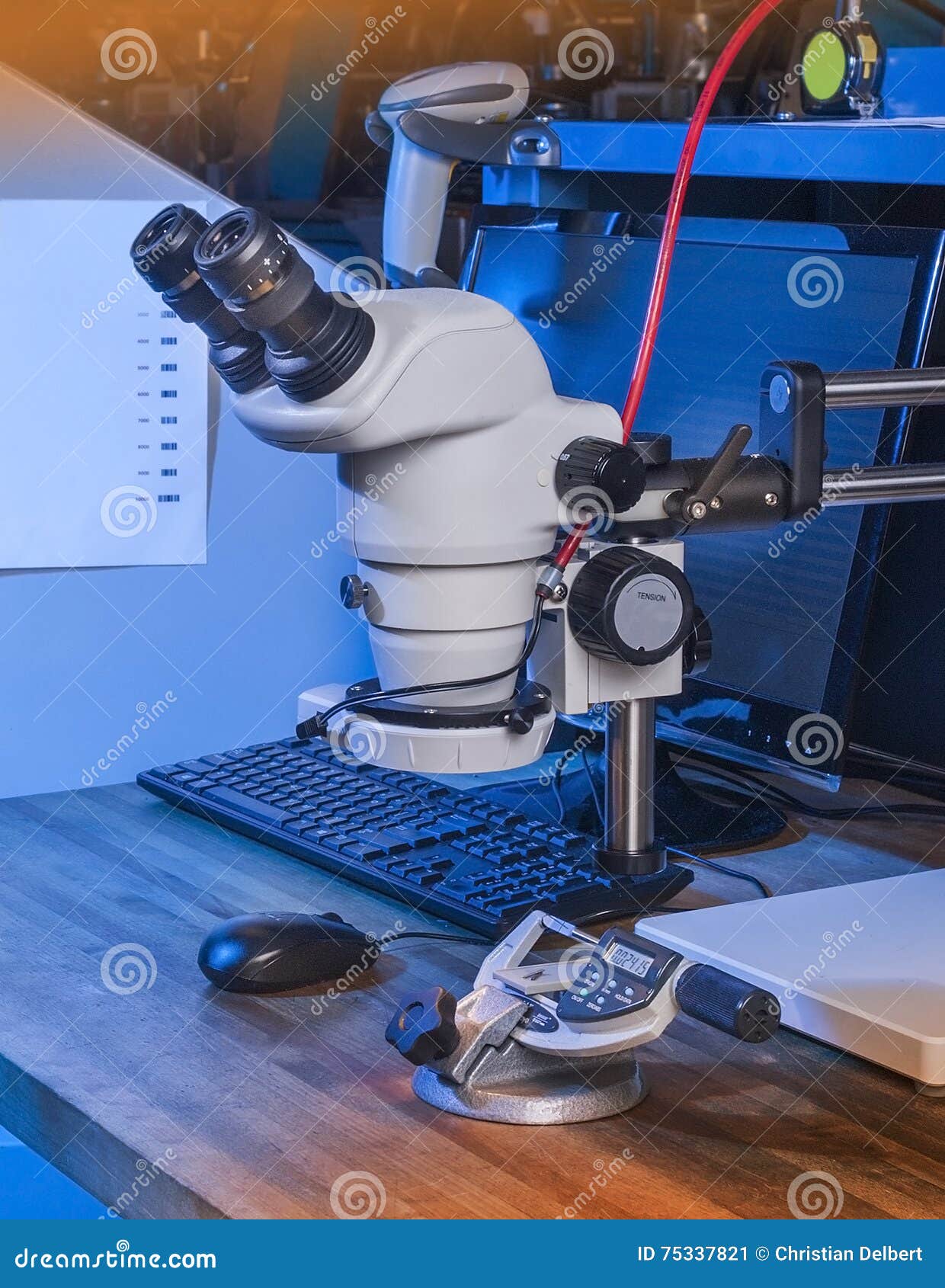 Quality control equipment stock image. Image of workplace - 75337821