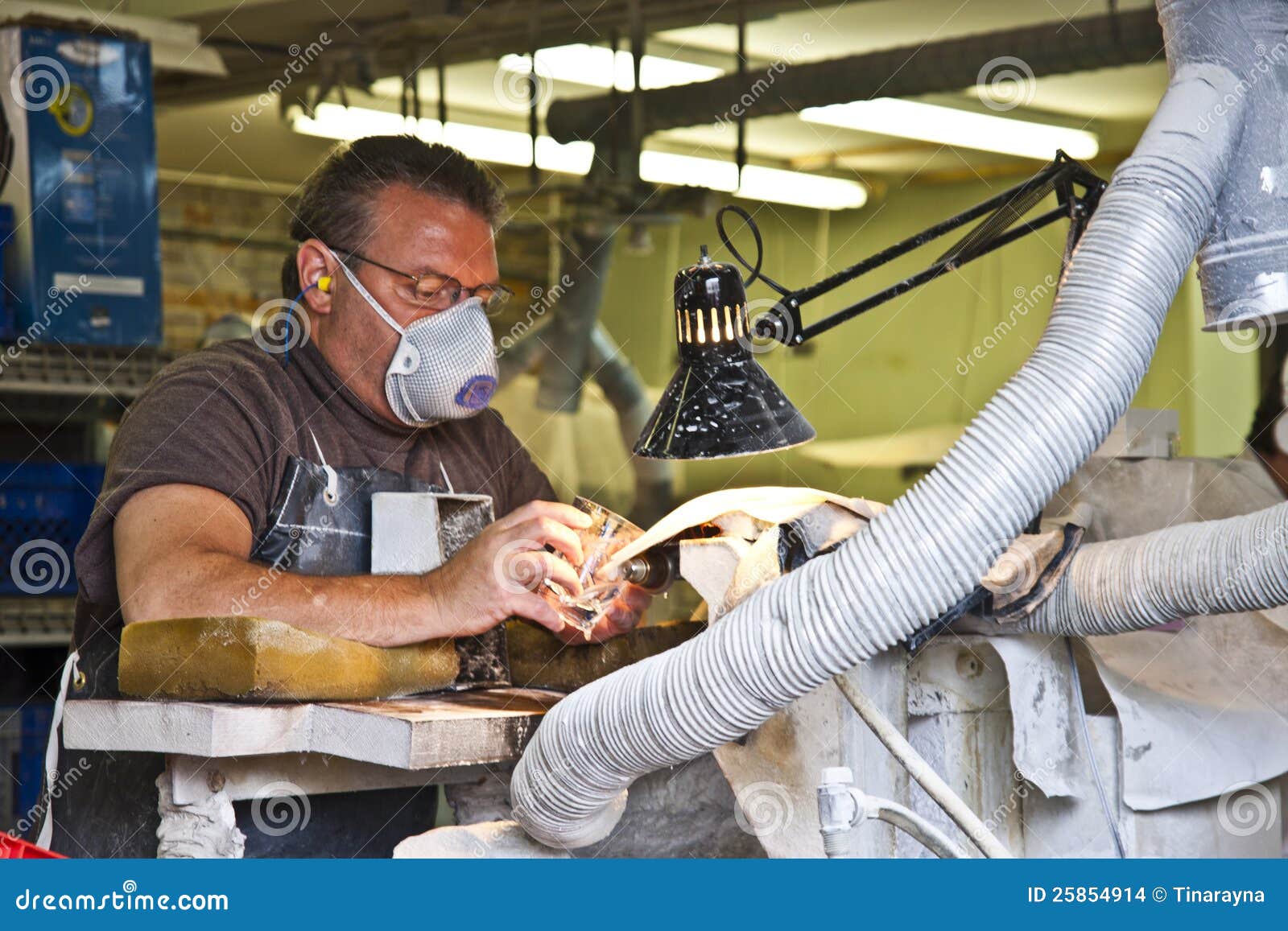 Quality Control at Glass Manufacture Facility Editorial Stock Image ...