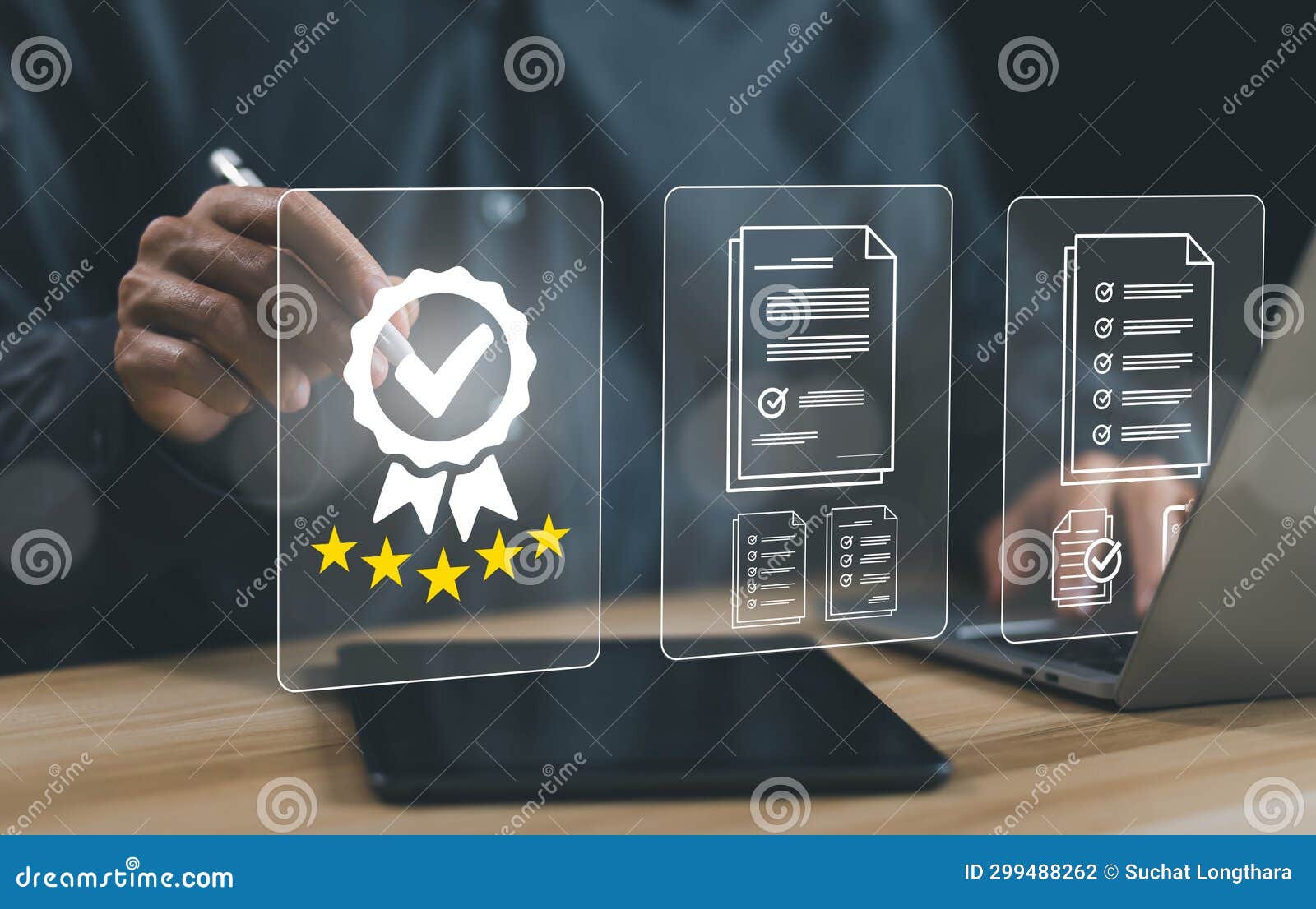 Quality Control, Guarantee Process. Concept Service System Best ...