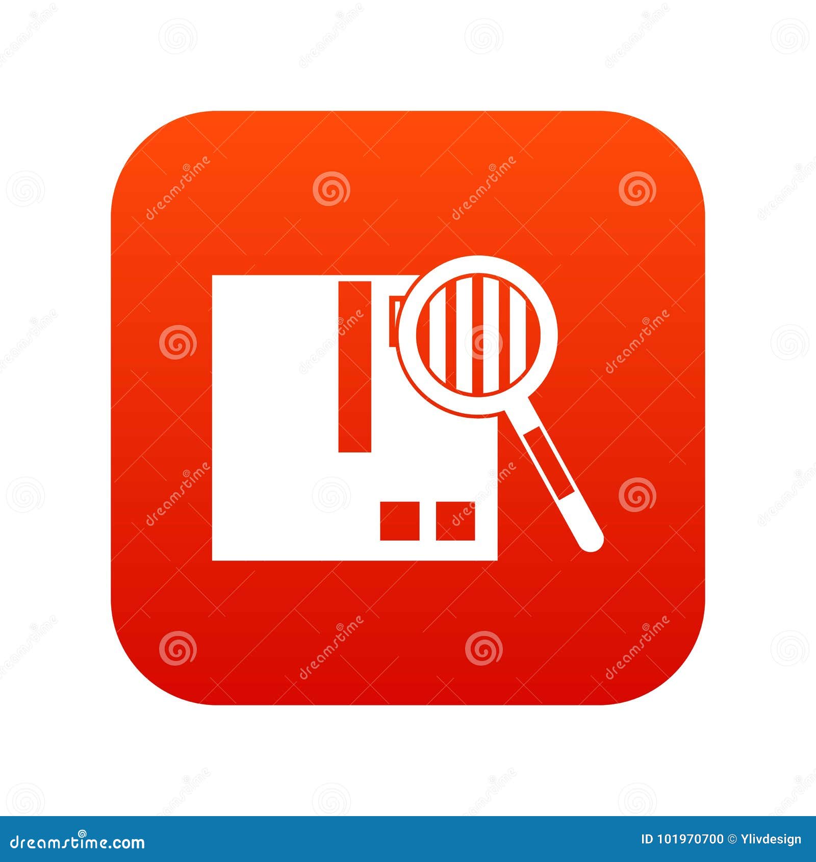 Quality Control Icon Digital Red Stock Vector - Illustration of control ...