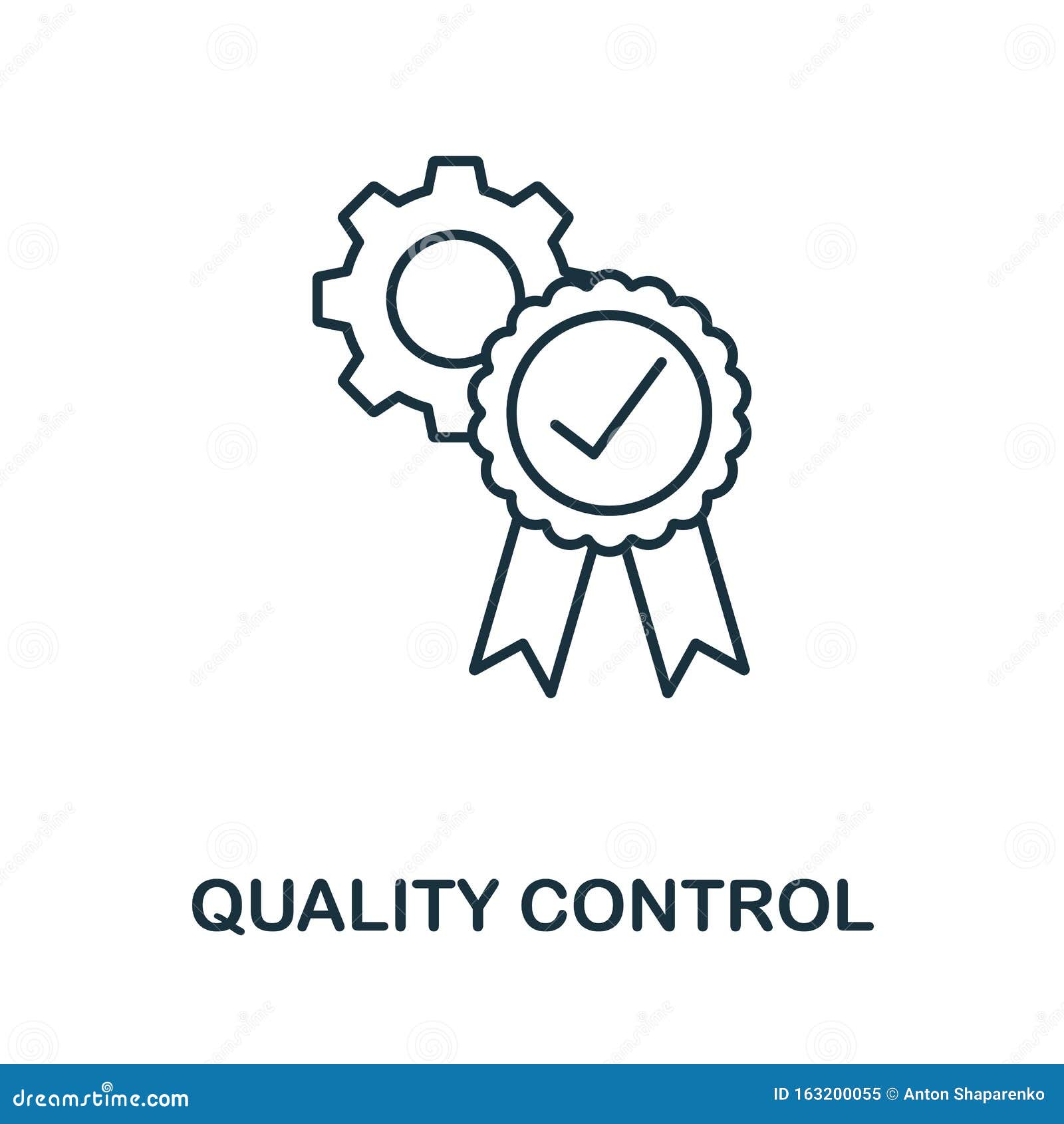 Quality Control Icon Outline Style. Thin Line Creative Quality Control ...