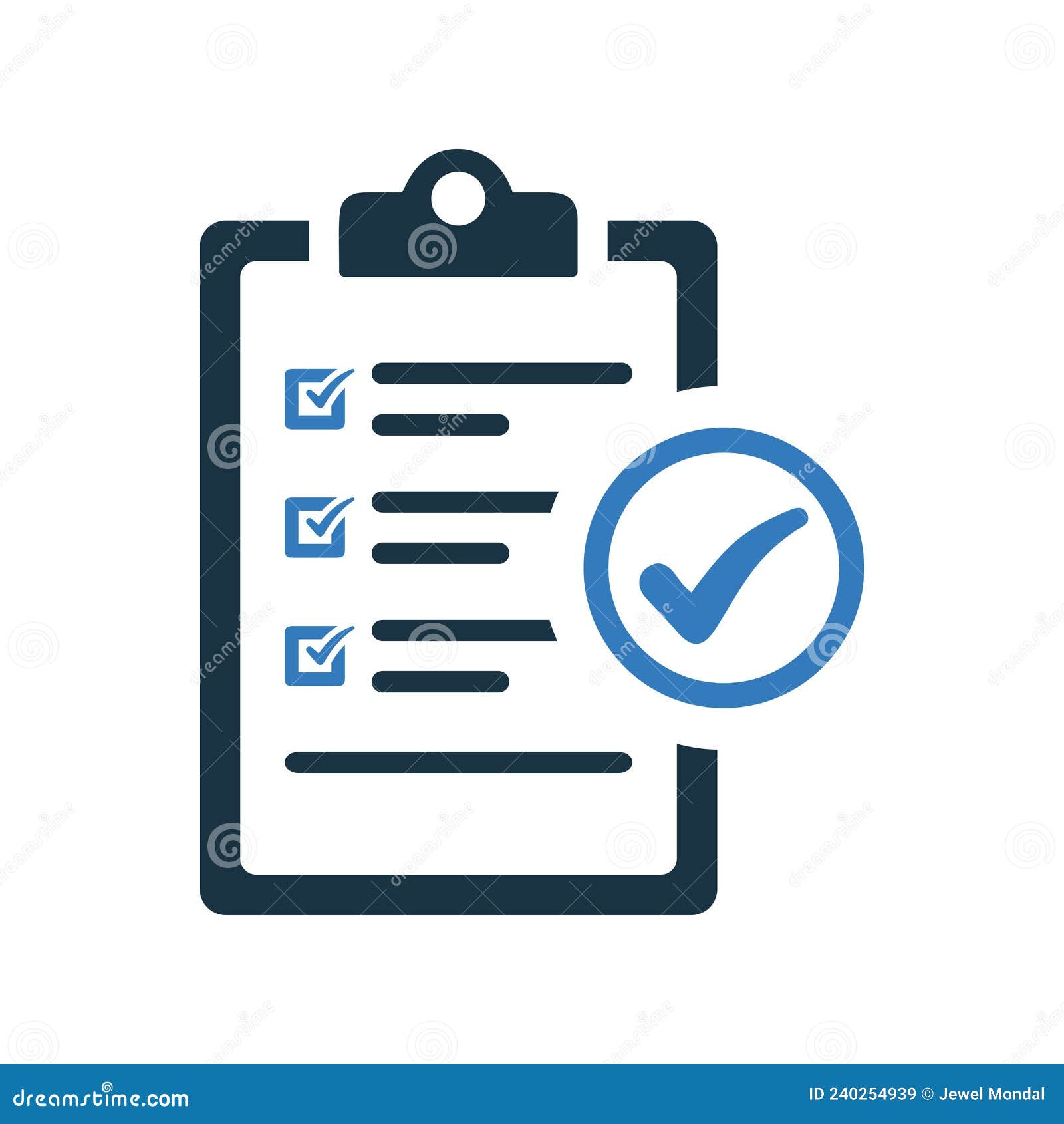 Quality, Control, List Icon. Editable Vector Graphics. Stock Vector ...