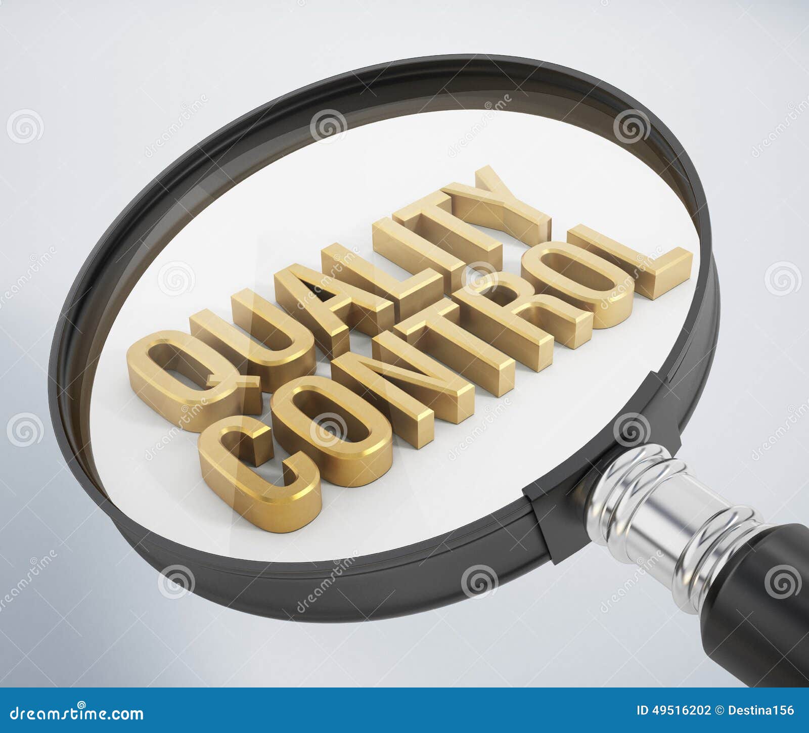 Quality Control stock illustration. Illustration of examining - 49516202