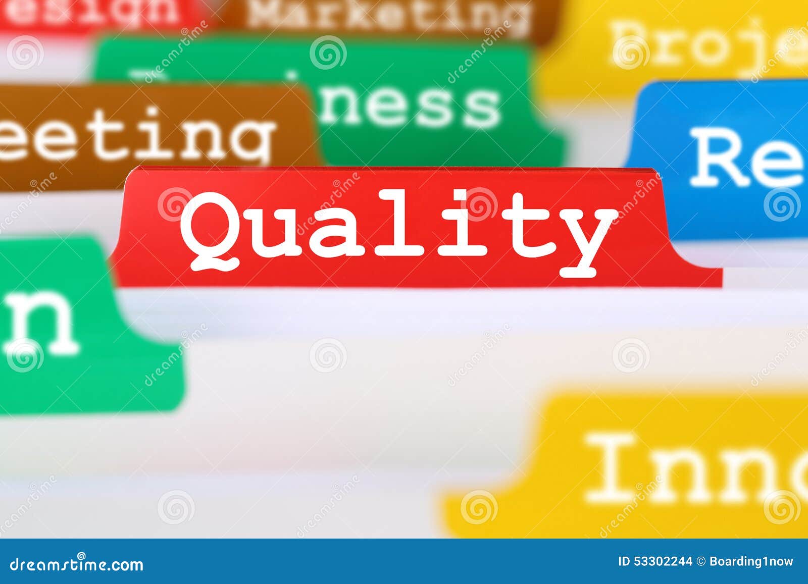 Quality Control and Management Register in Business Concept Service ...