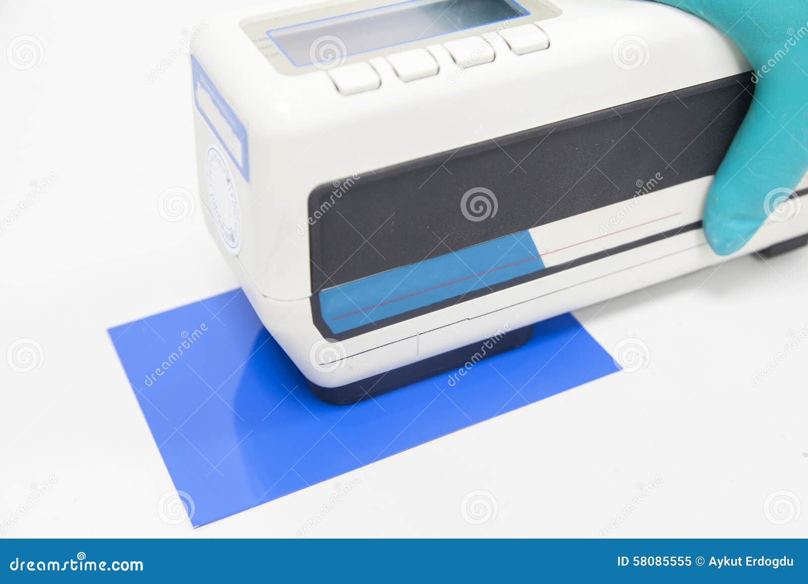 Quality Control by Measuring Color Values Stock Image - Image of press ...