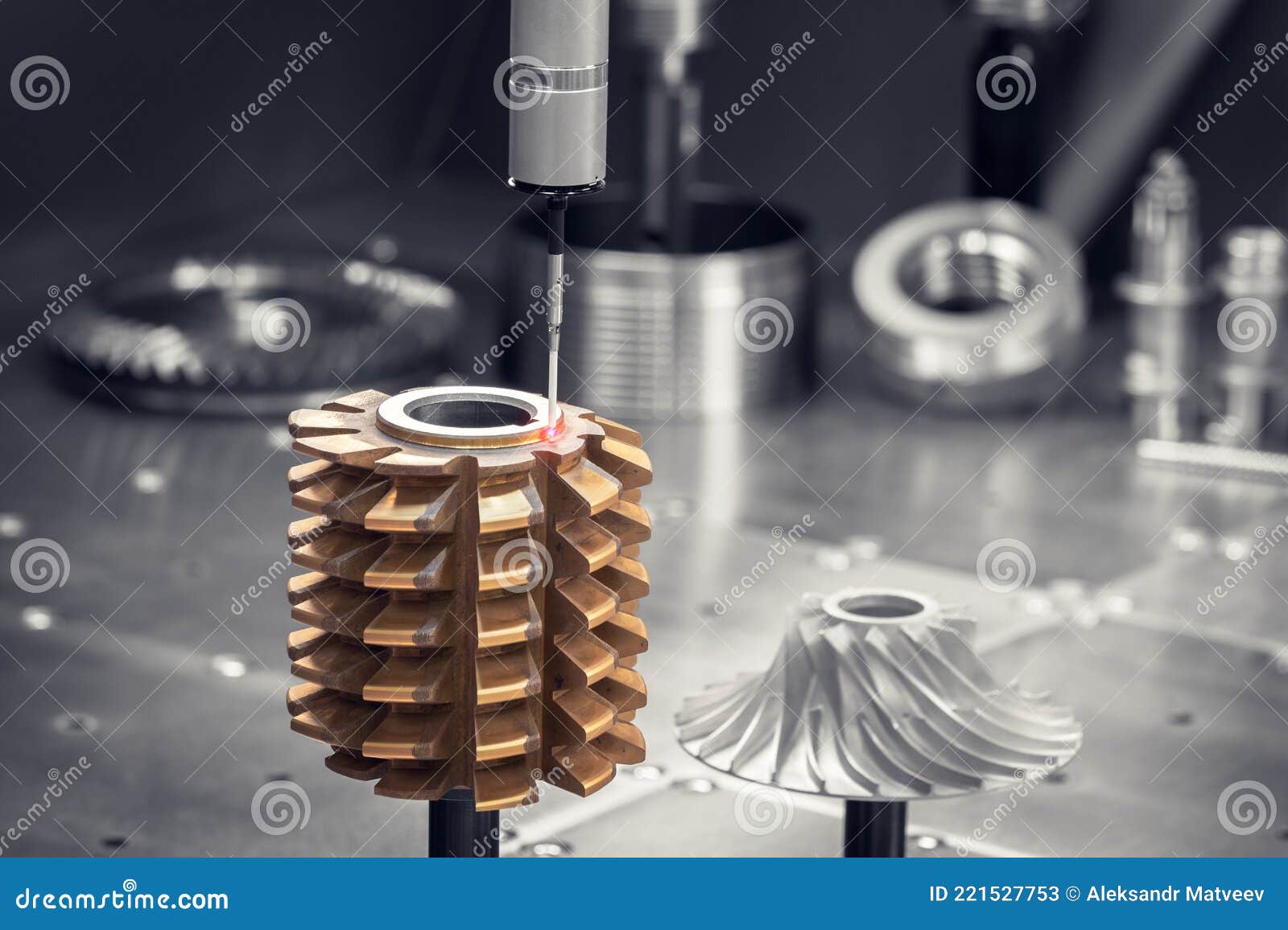 Quality Control on Milling CNC Machine, Coordinate Measuring Machine ...