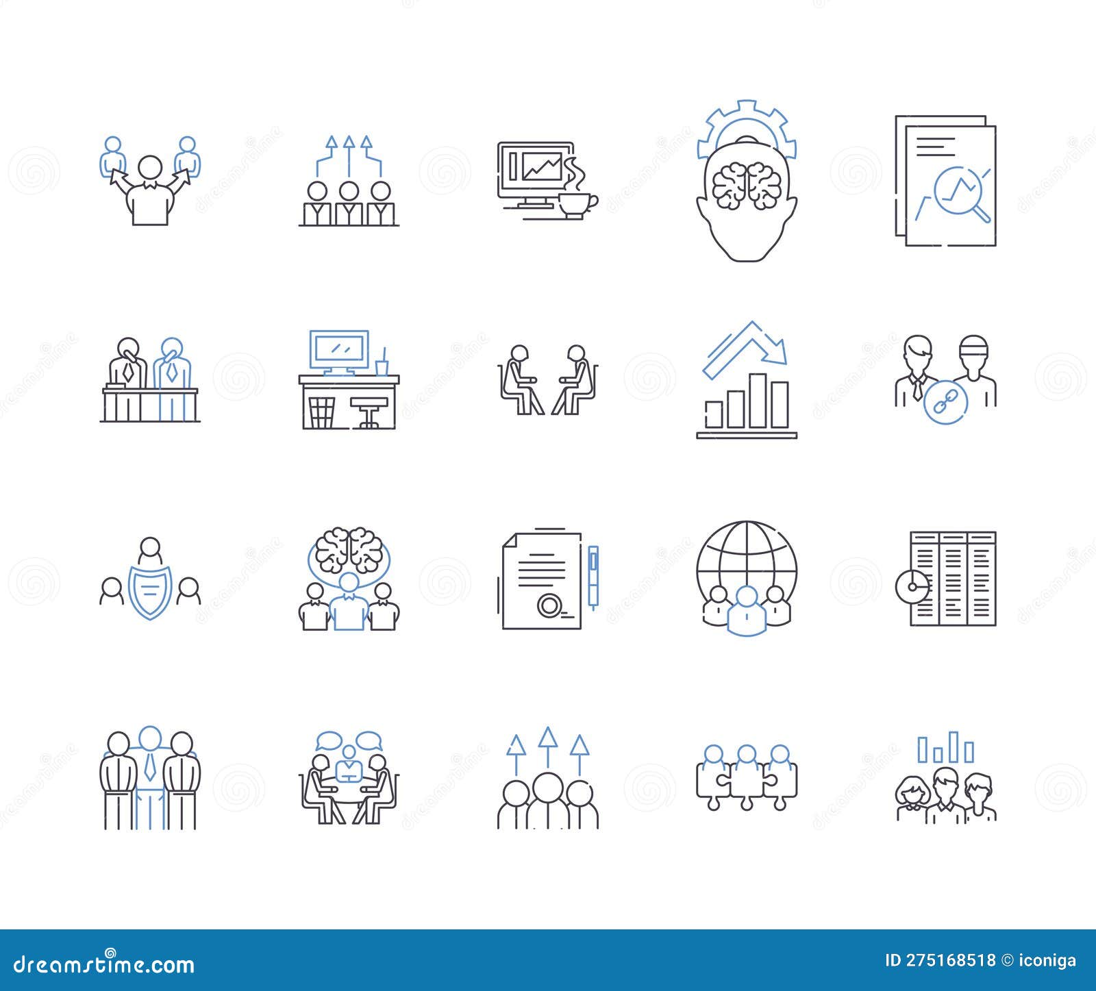 Quality Control Outline Icons Collection Quality Control Assurance