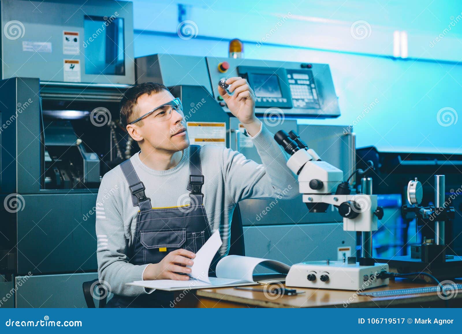 Quality control part stock image. Image of mehanic, steel - 106719517