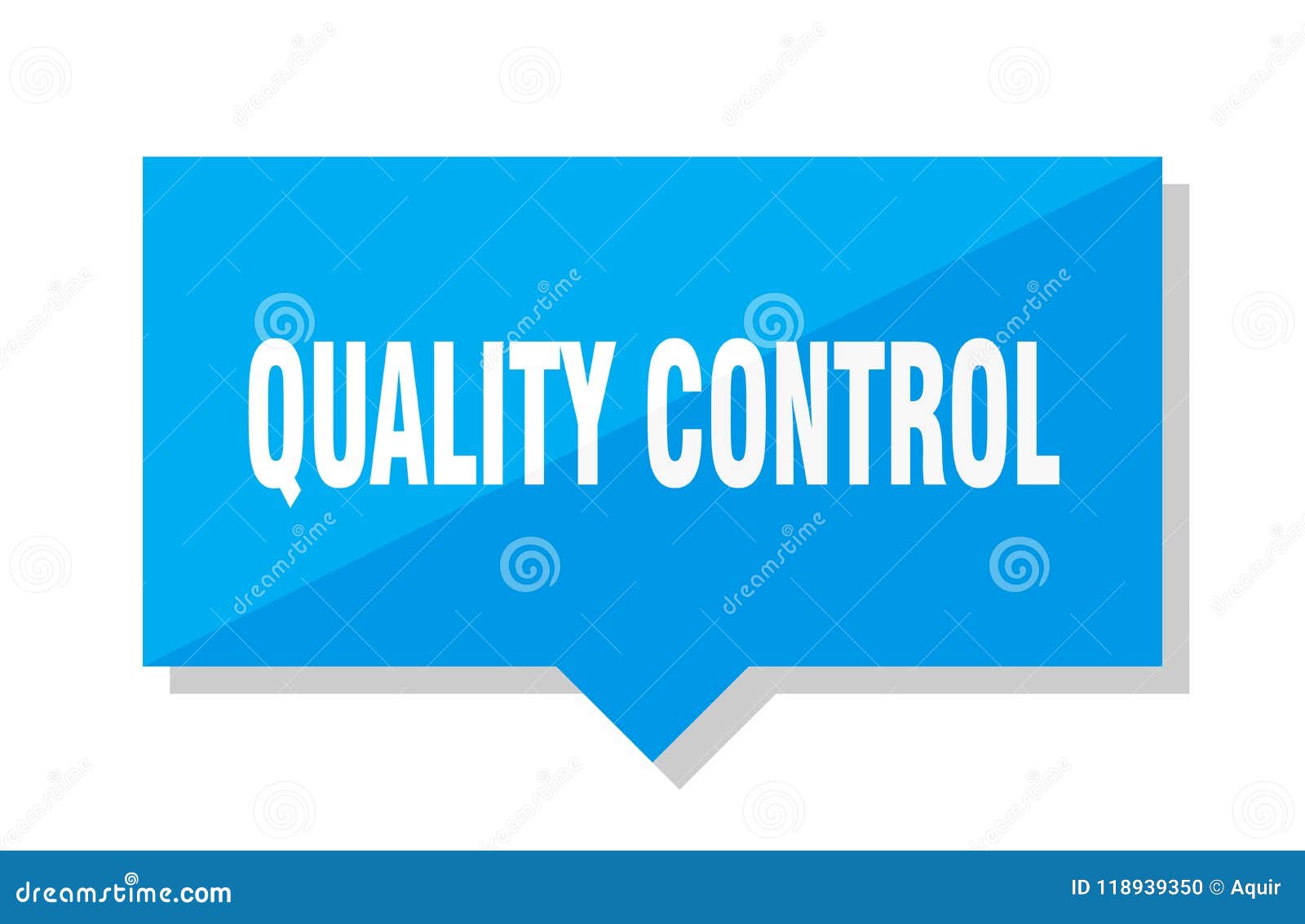 Quality control price tag stock vector. Illustration of sticker - 118939350