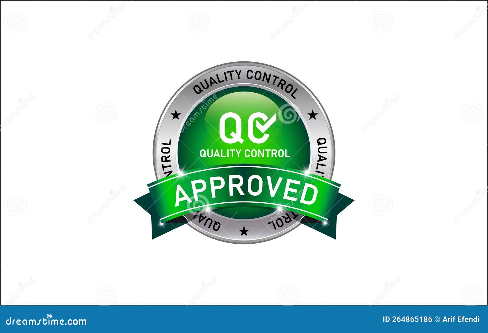 Quality Control Sign Graphic Vector Illustration Design Template Stock ...