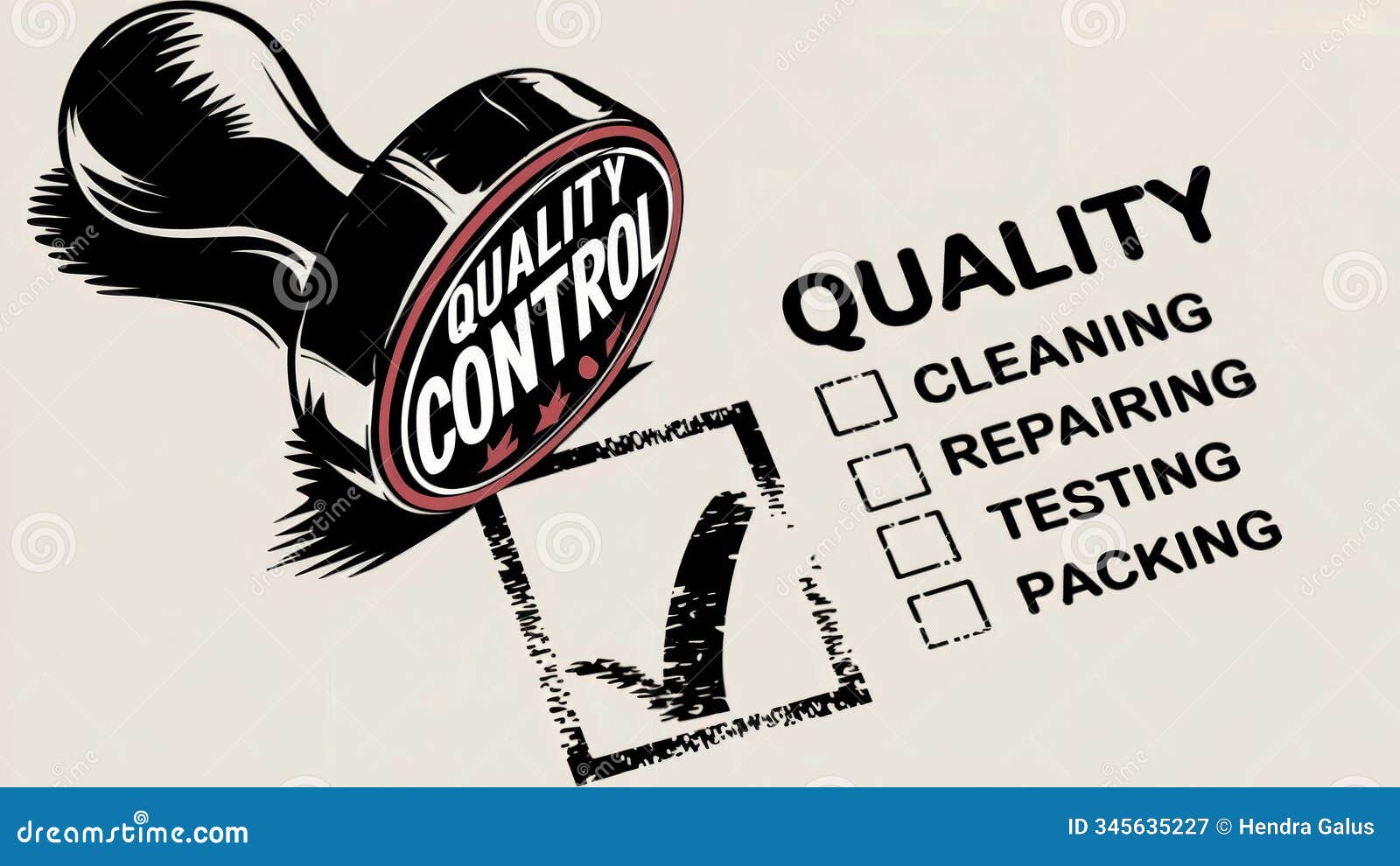 A "QUALITY CONTROL" Stamp Alongside Detailed Checklist Highlighting ...