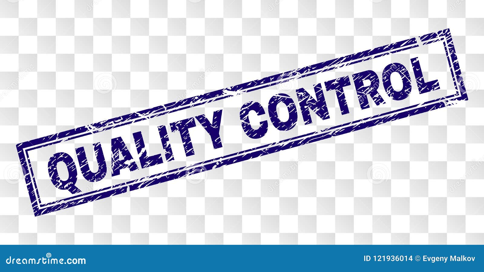 Scratched QUALITY CONTROL Rectangle Stamp Stock Vector - Illustration ...