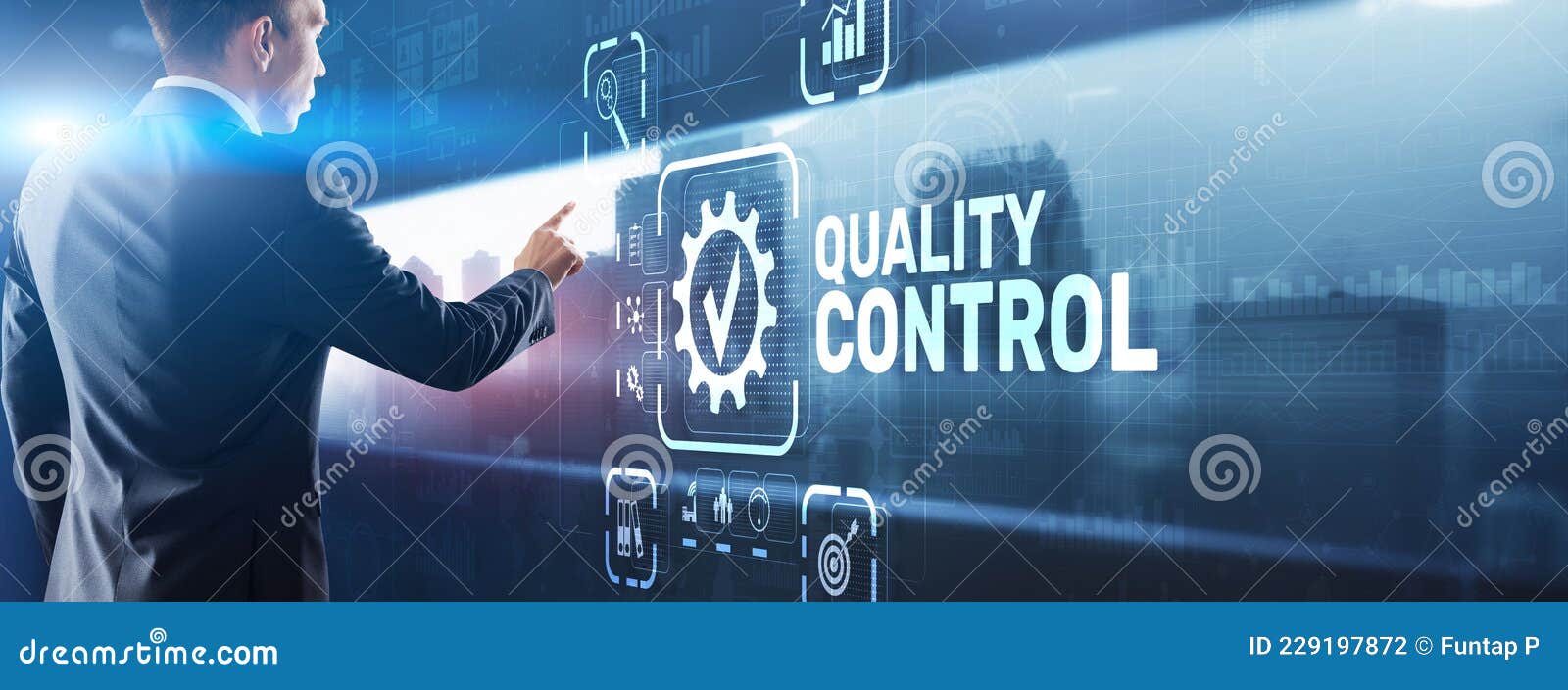 Quality Control Standards Business Technology Concept Stock Photo ...