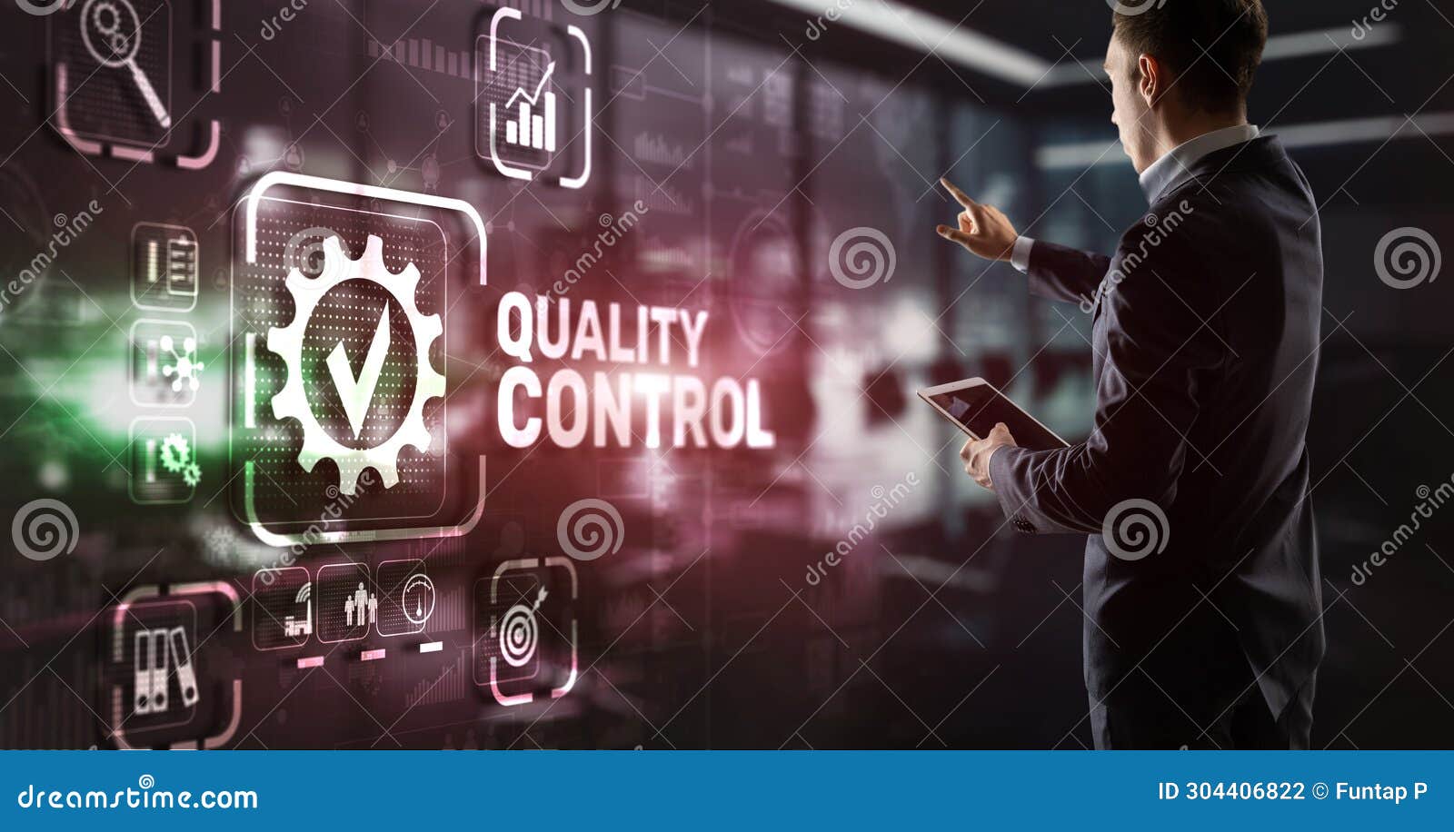 Quality Control Standards Business Technology Concept Stock Photo ...
