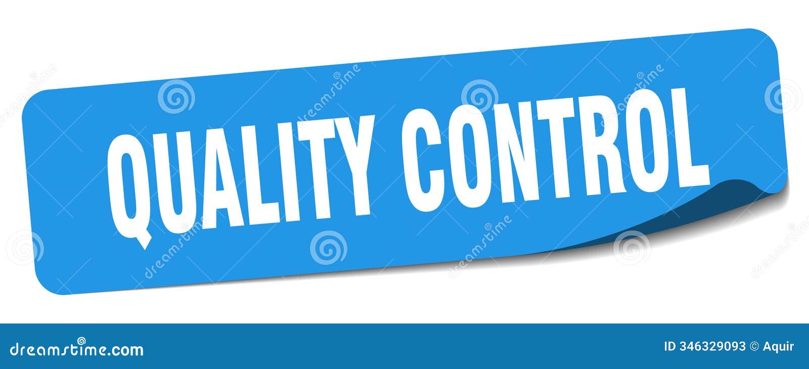 Quality Control Sticker. Quality Control Label Stock Vector ...