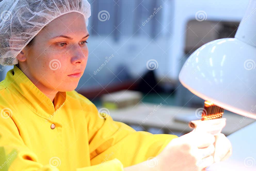 Quality Control Technician stock photo. Image of inspection - 18761684