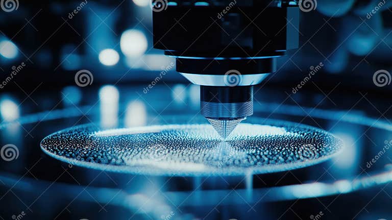 A Quality Control Technician Checking the Surface Finish of a Newly ...