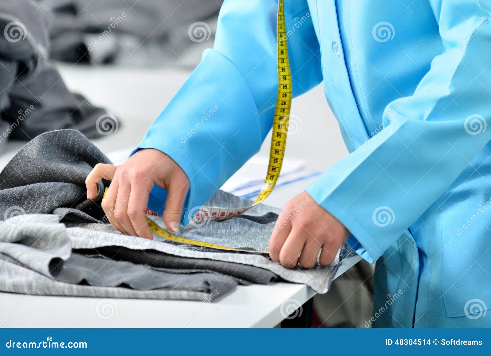 Quality Control Woman Stock Photo - Image: 48304514