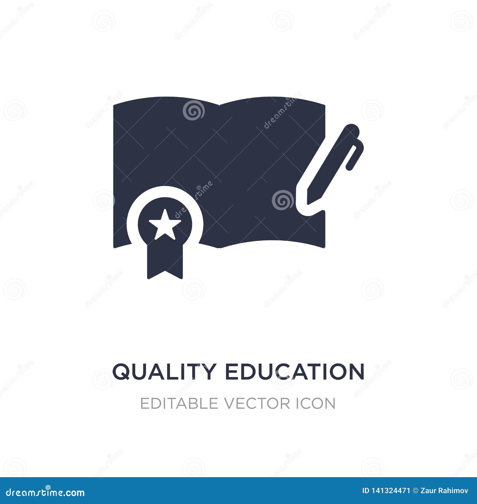Quality Education Color Icon. Corporate Social Responsibility ...