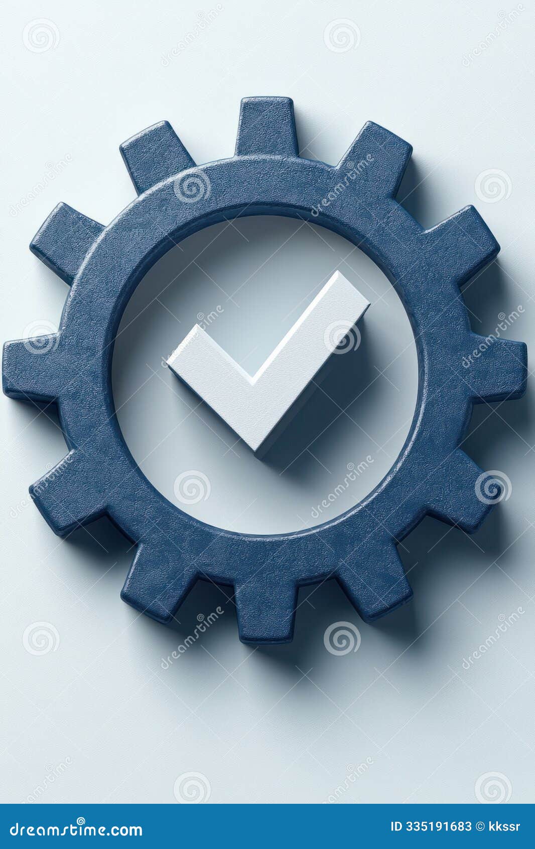 Quality Gear, A Gear Icon With A Checkmark To Represent Quality Control ...