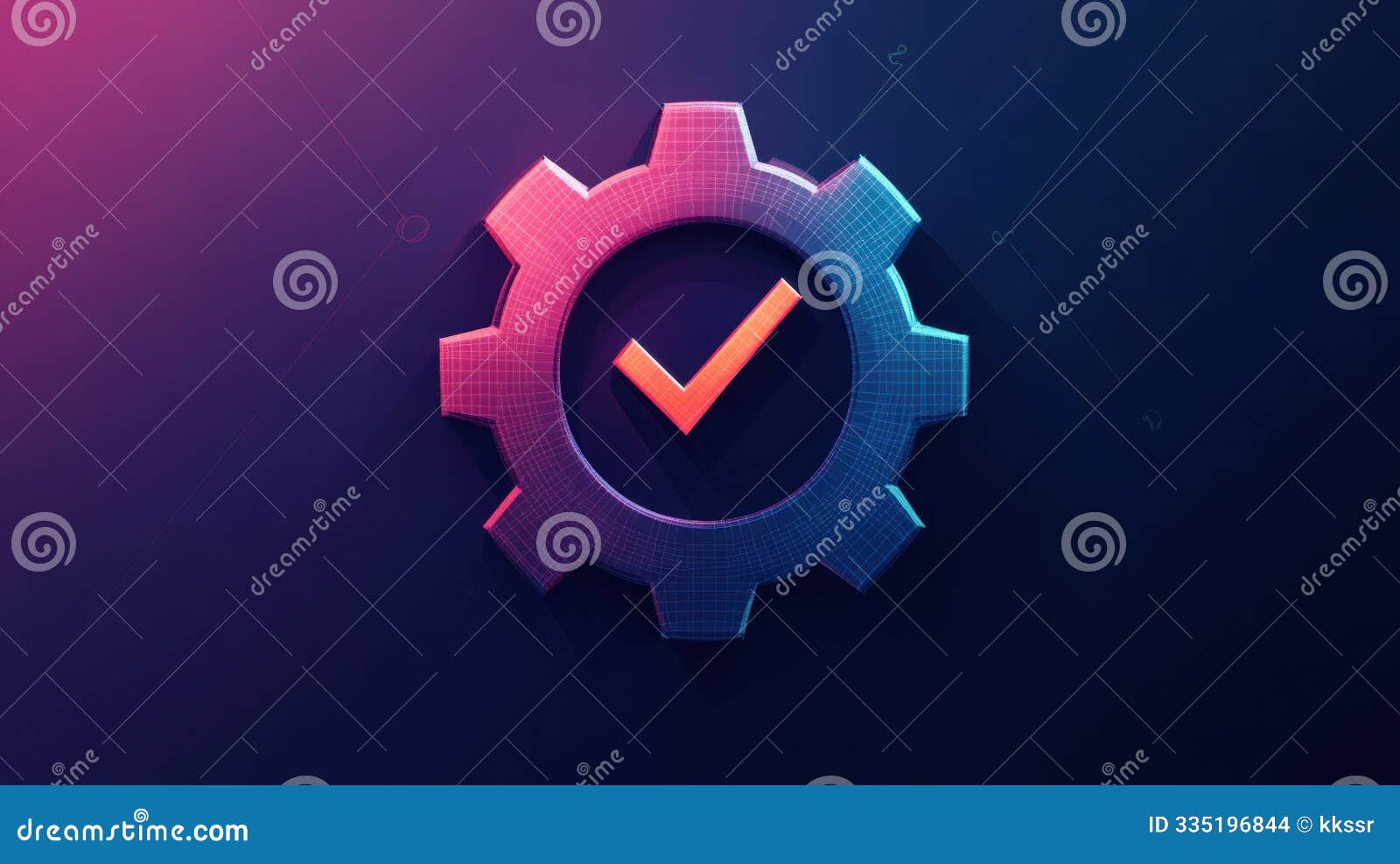 Quality Gear, A Gear Icon With A Checkmark To Represent Quality Control ...