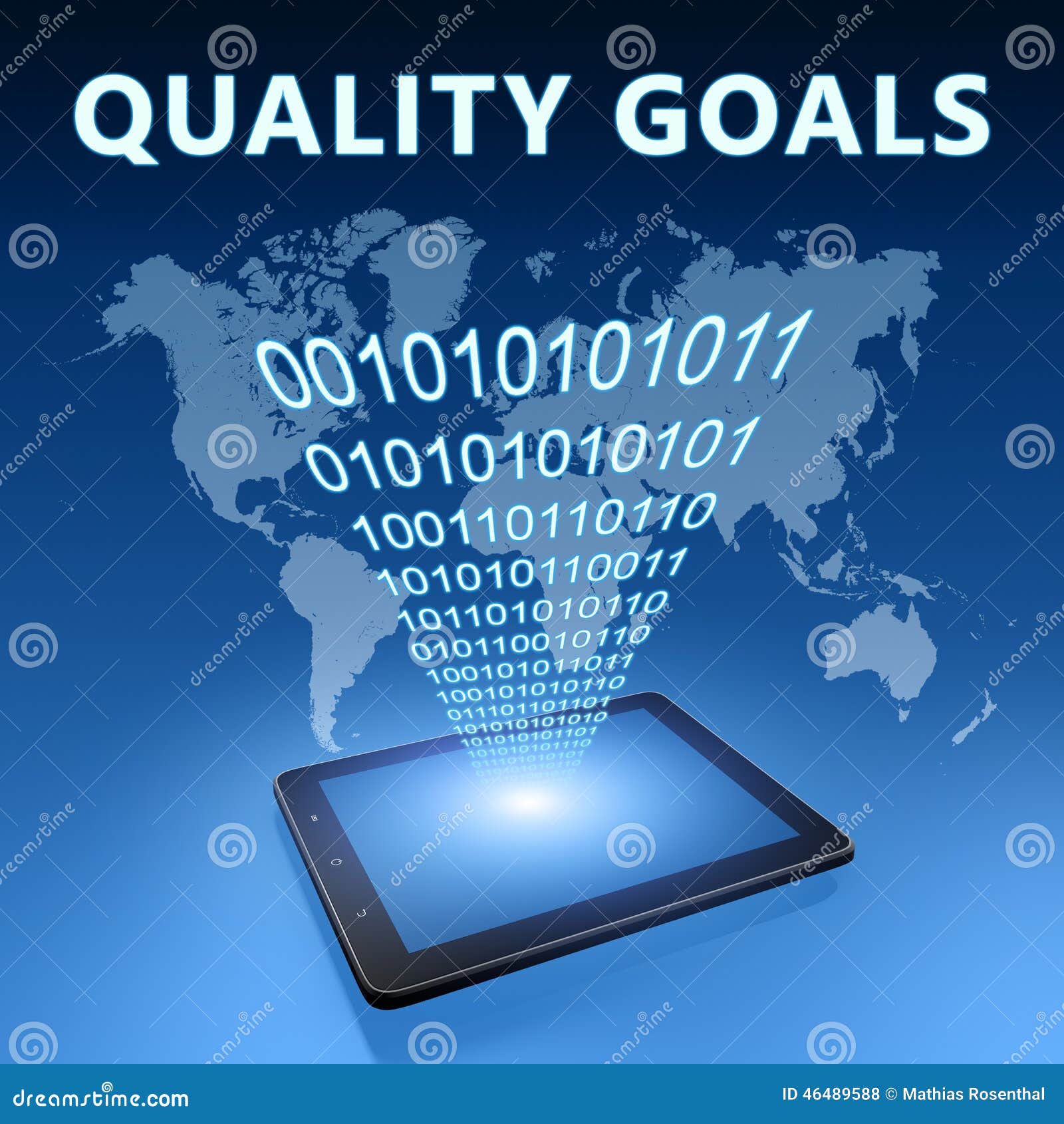 Quality Goals stock illustration. Illustration of high - 46489588