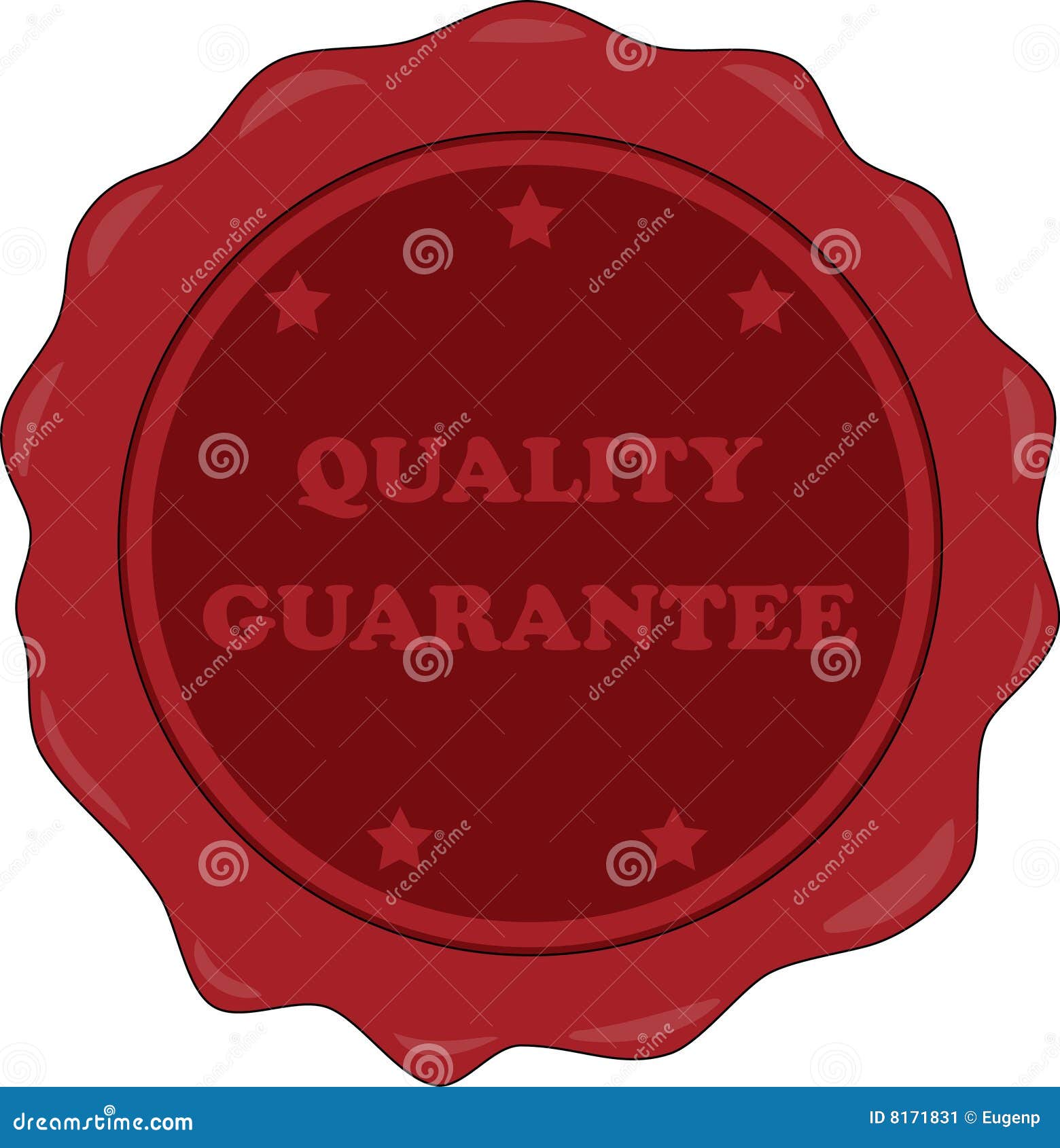 Quality guarantee stock vector. Illustration of sign, postmark - 8171831