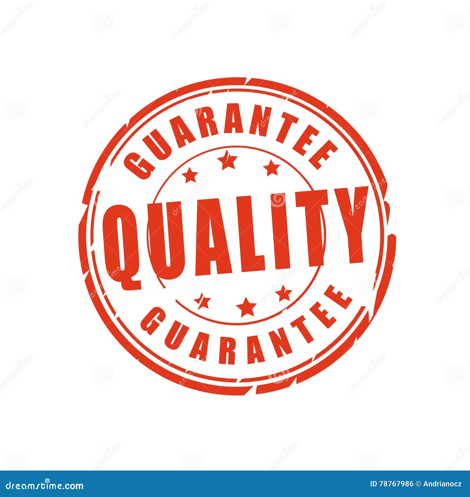 Quality Guarantee Vector Stamp Stock Illustration - Illustration of ...