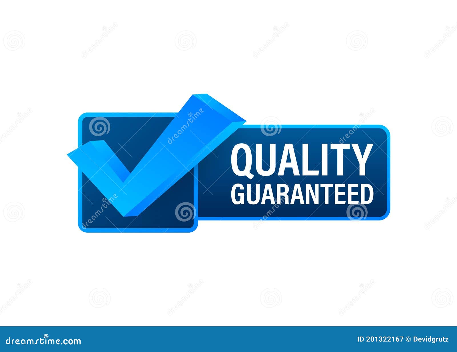 Quality Guaranteed. Check Mark. Premium Quality Symbol. Vector Stock ...
