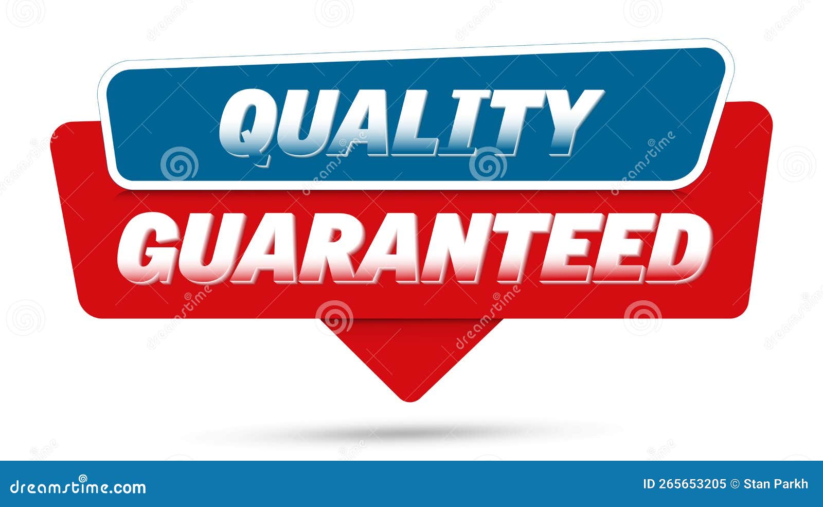 Quality Guaranteed Sign Banner Stock Vector - Illustration of ...