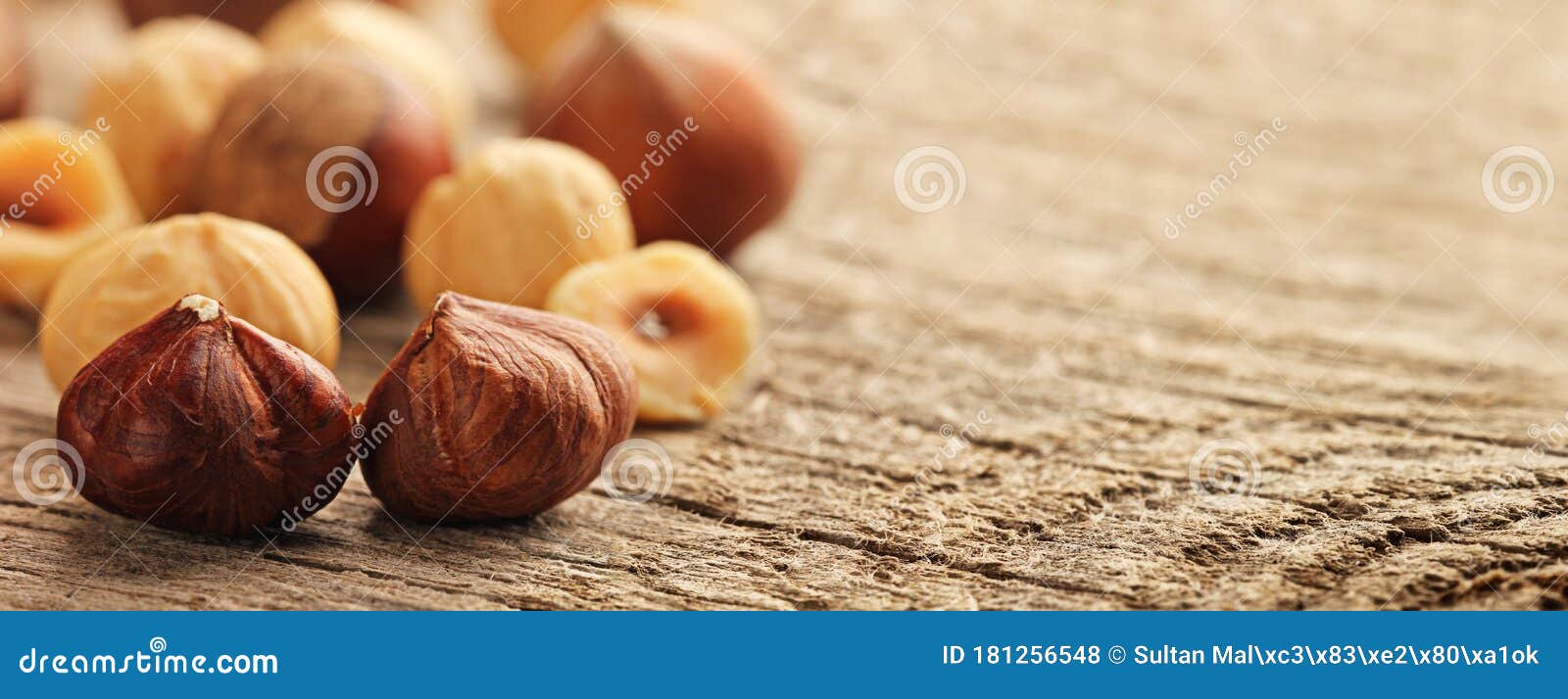 Fresh Roasted Hazelnuts on the Table Stock Photo - Image of organic ...