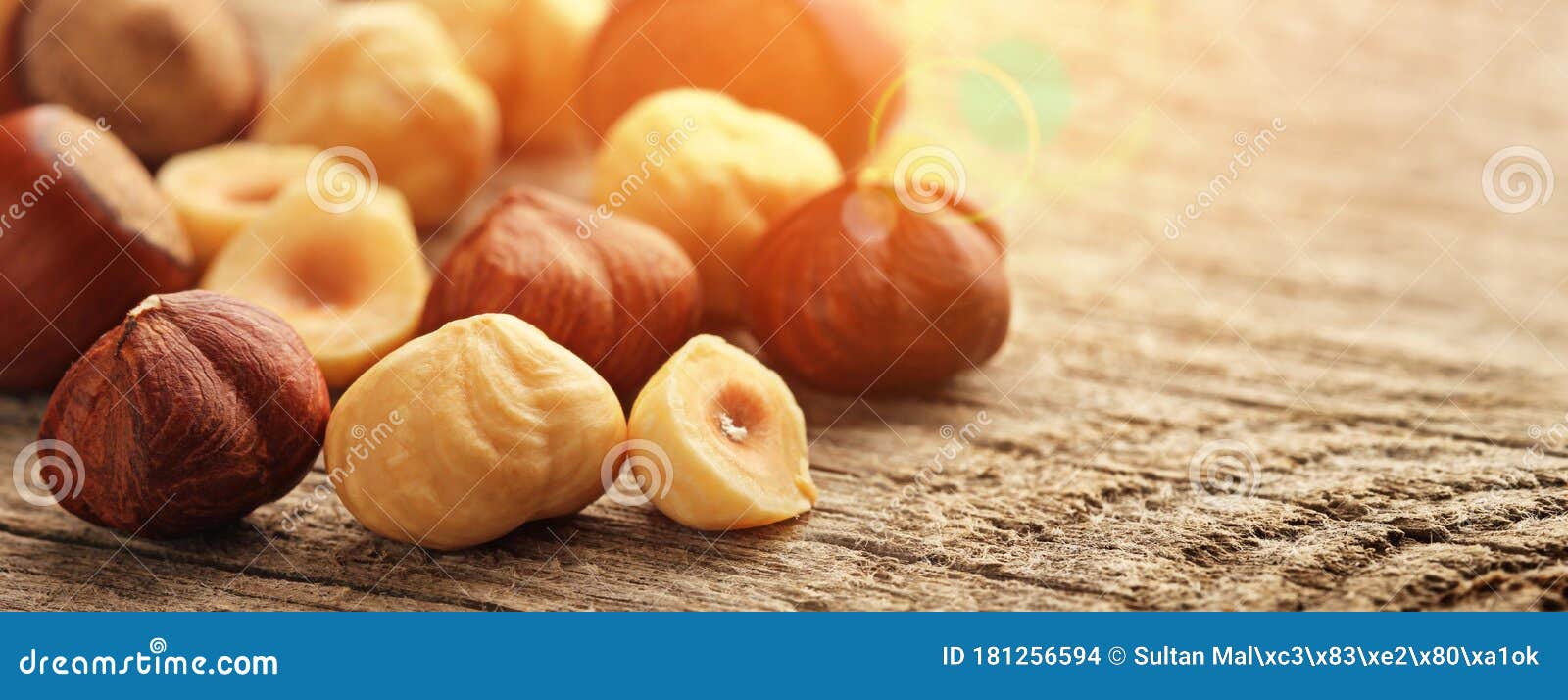 Fresh Roasted Hazelnuts on the Table Stock Photo - Image of macro ...