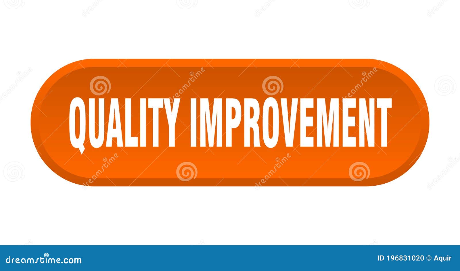Quality improvement button stock vector. Illustration of stamp - 196831020