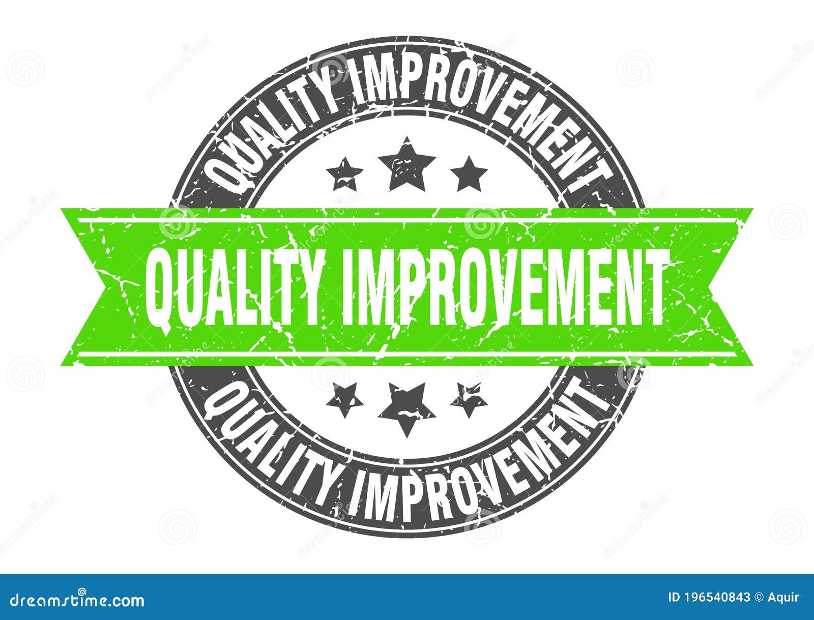 Quality improvement stamp stock vector. Illustration of vintage - 196540843