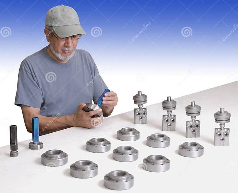 Quality Inspector at work stock photo. Image of control - 10790940