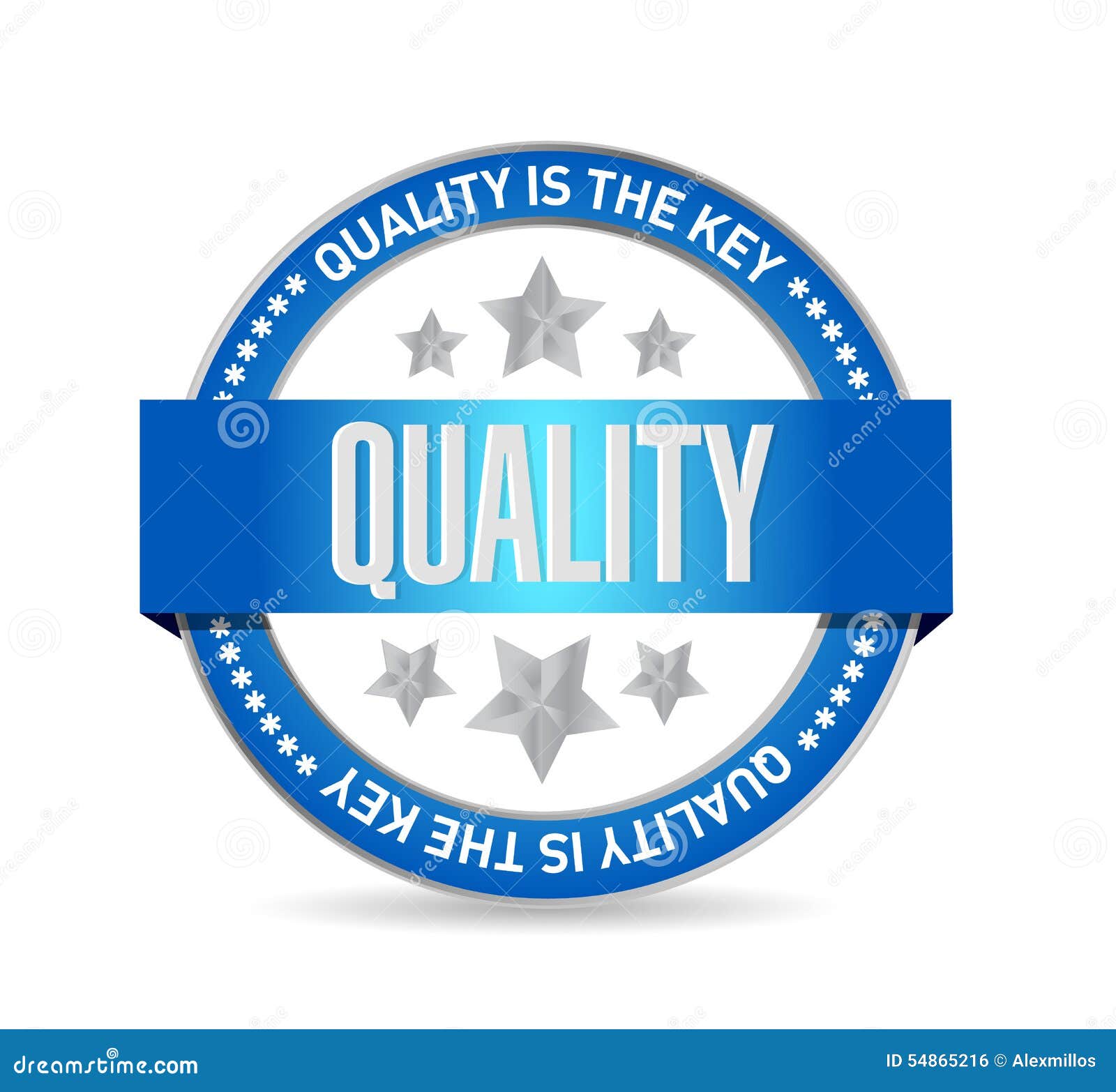 Quality is the Key Seal Sign Concept Illustration Stock Illustration ...