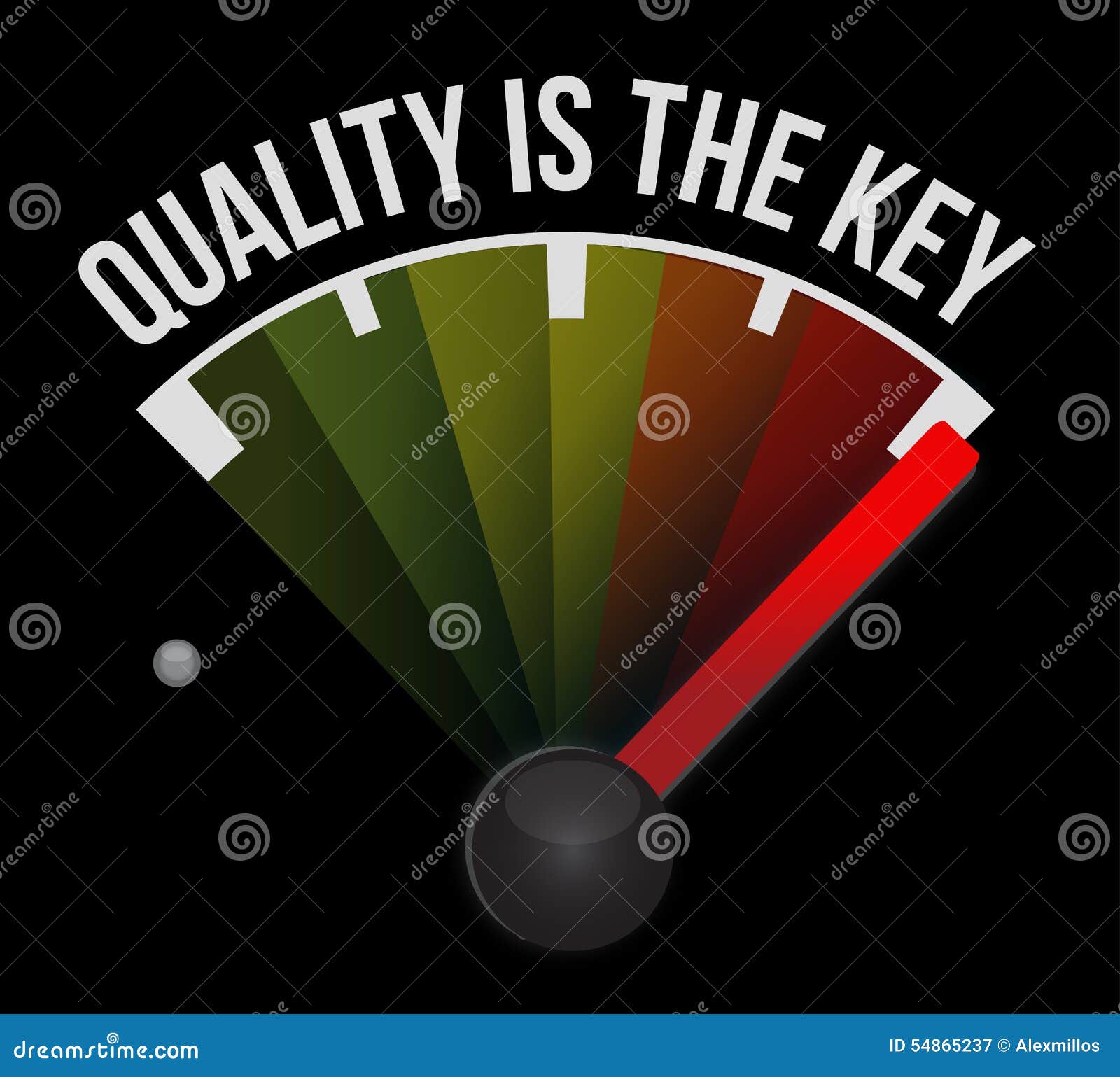 Quality is the Key Sign Concept Stock Illustration - Illustration of ...