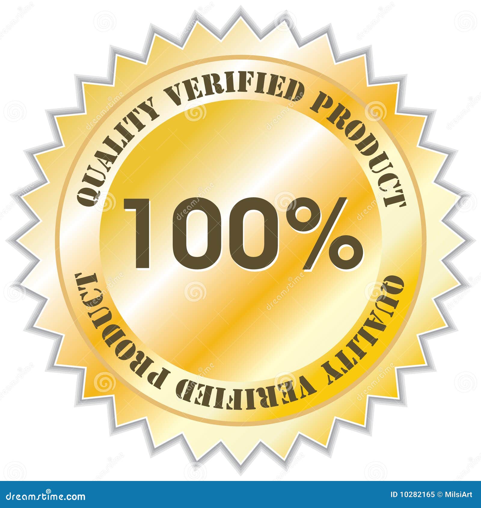 Quality label stock vector. Illustration of emblem, commitment - 10282165