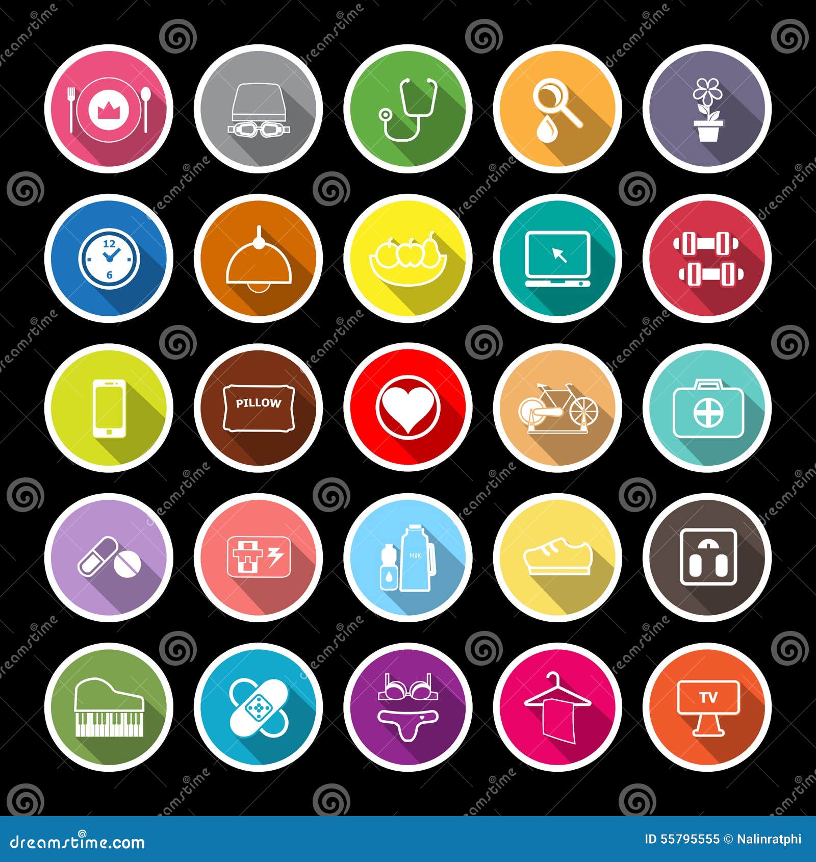 Quality Of Life Vector Icon Isolated On White Background. Outline, Thin ...