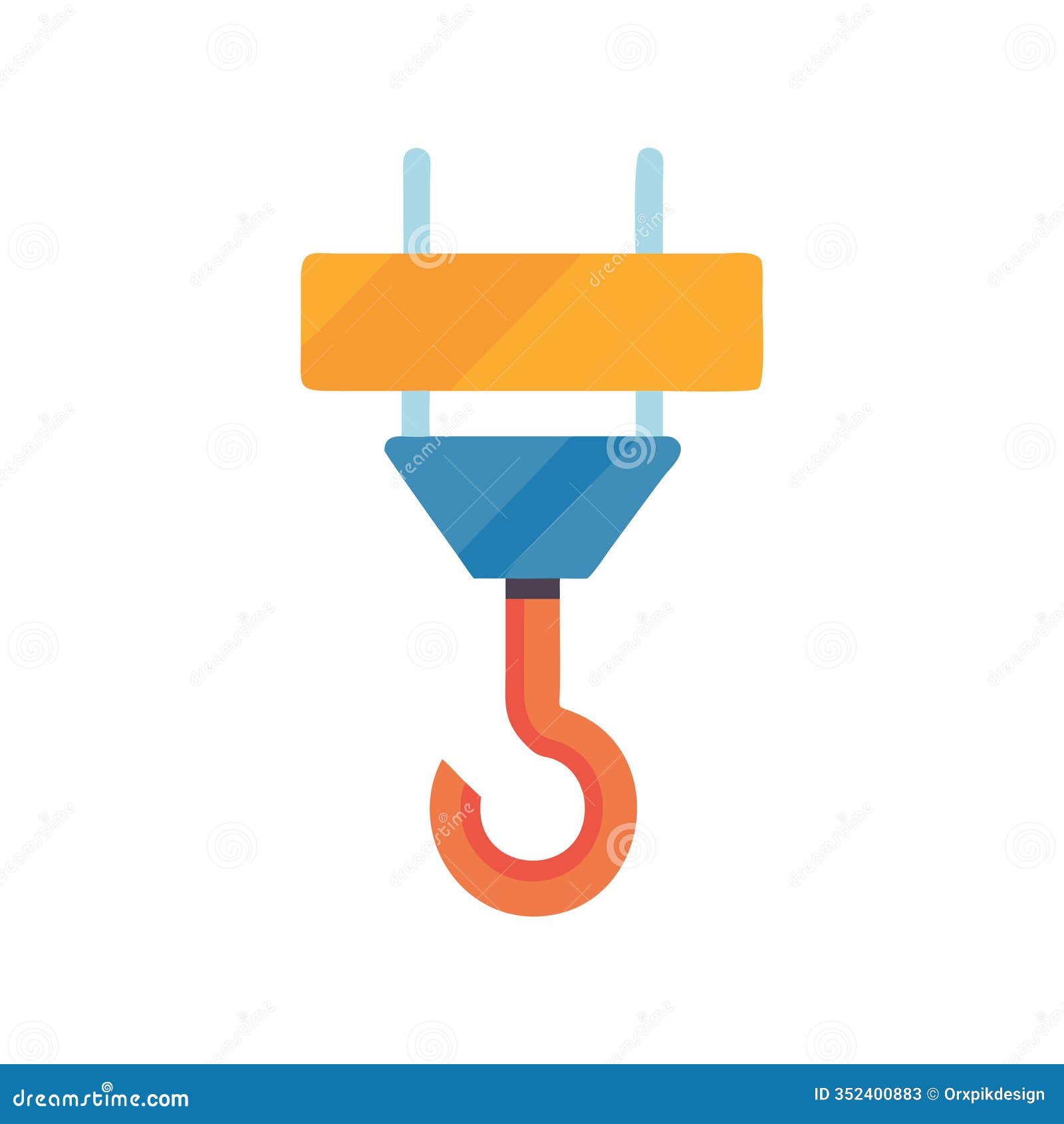 Quality Lifting Hook Design for Capacity Stock Illustration ...
