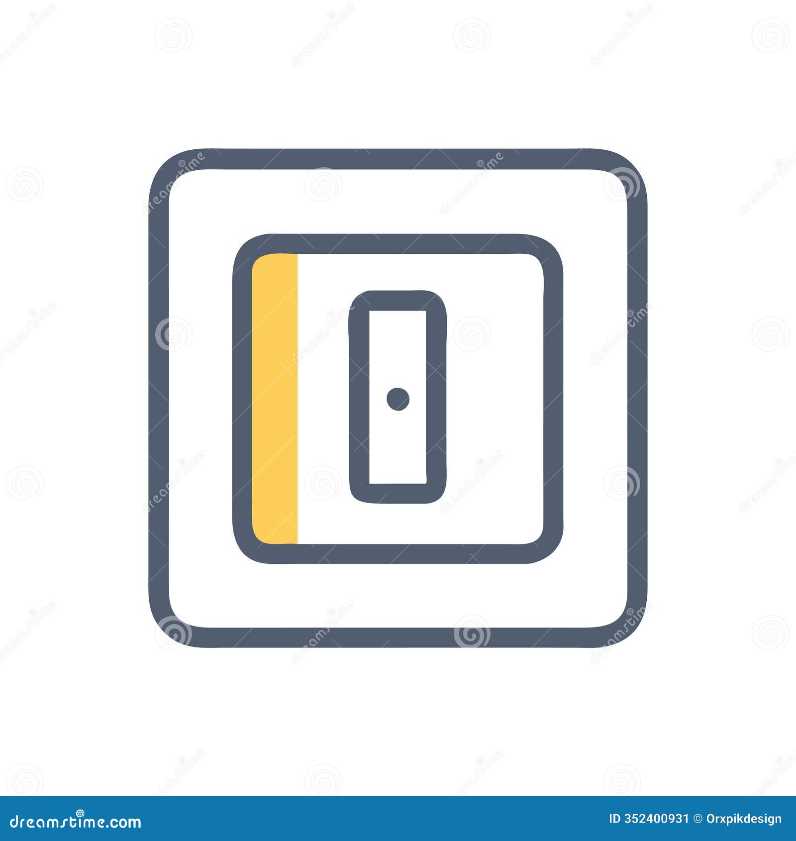 Quality Light Switch Design for Control Stock Illustration ...