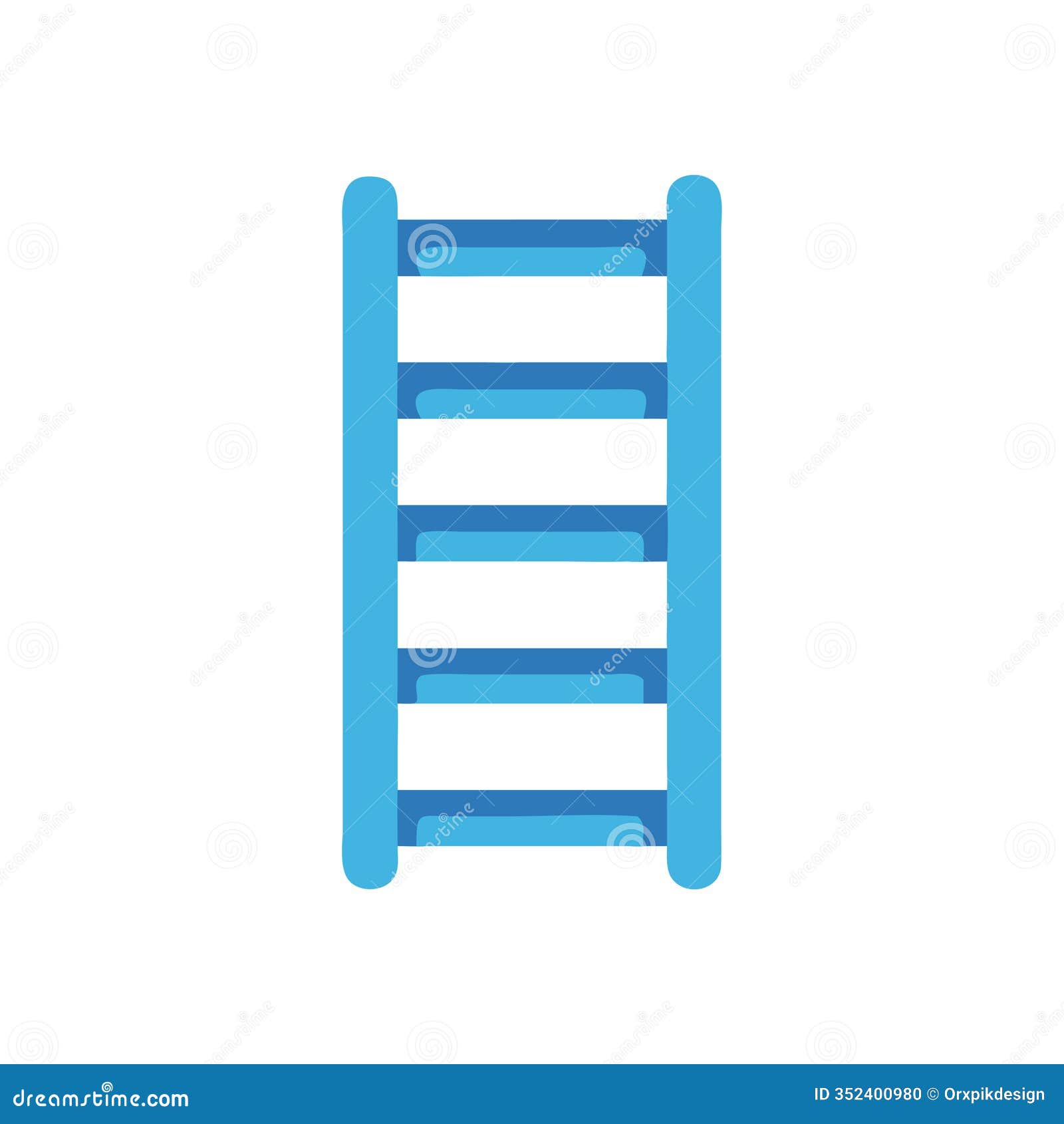 Quality Loft Ladder for Safety Stock Vector - Illustration of ...