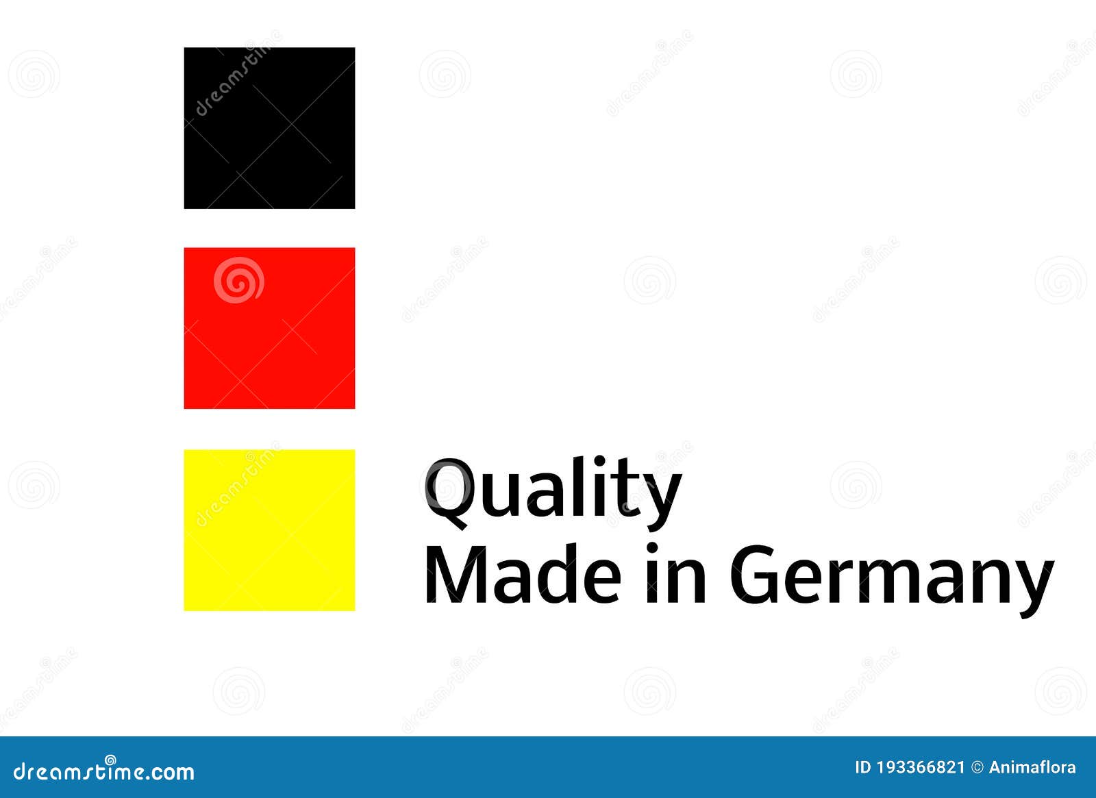 Quality Made in Germany stock illustration. Illustration of vector ...