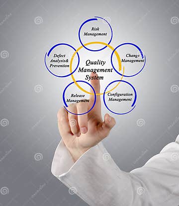 Quality Management System stock photo. Image of person - 85744086
