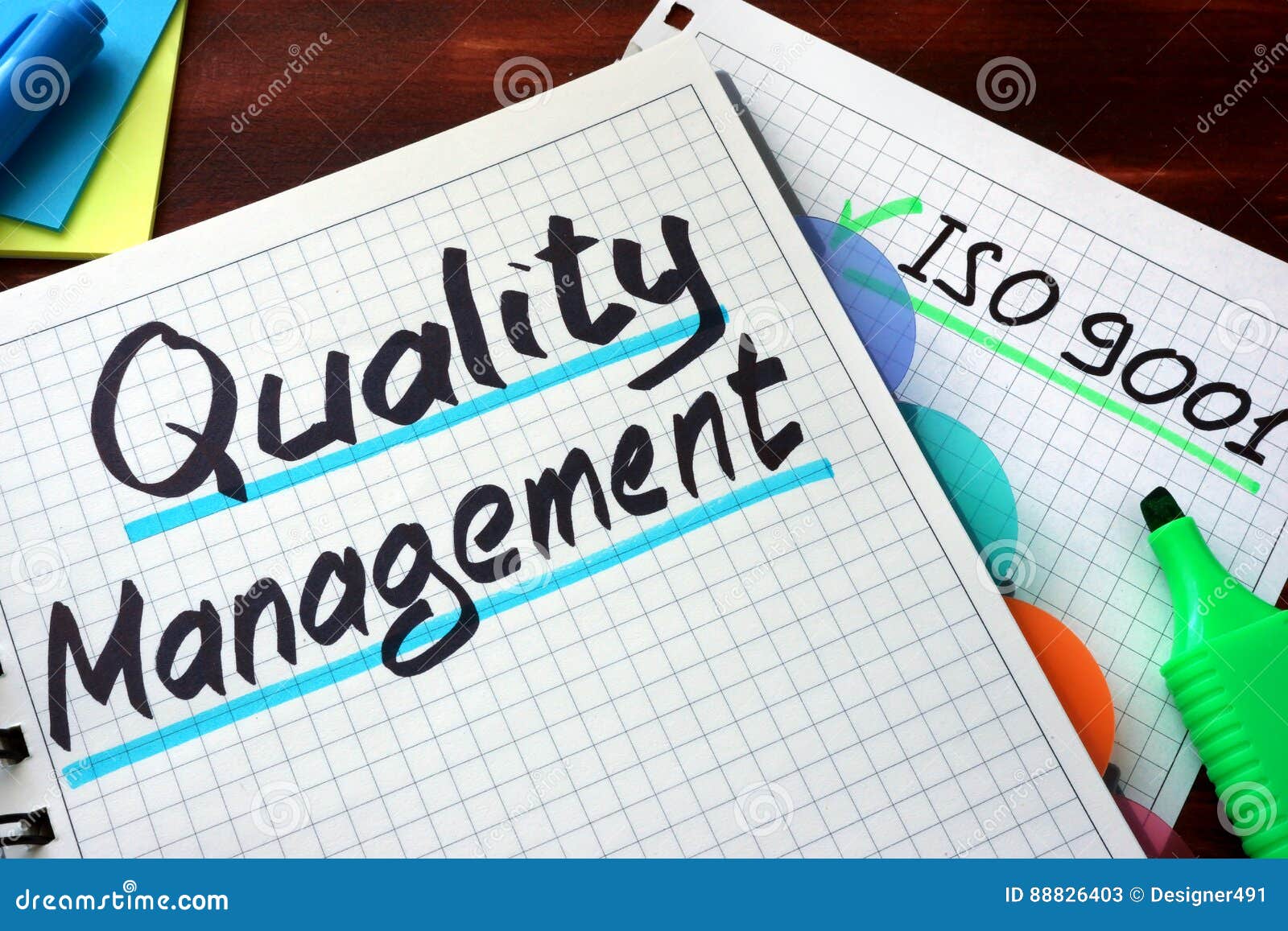 Quality Management System QMS. Stock Image - Image of guarantee ...
