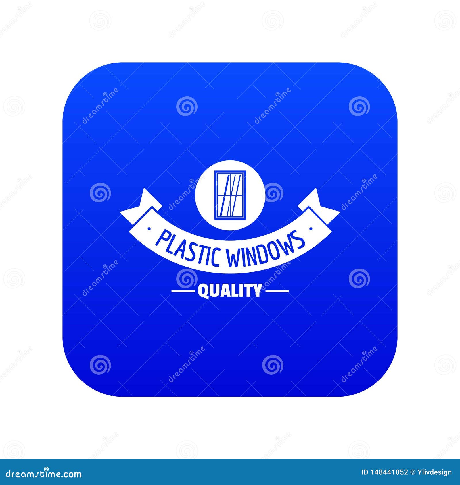 Quality Material Icon Blue Vector Stock Vector - Illustration of ...