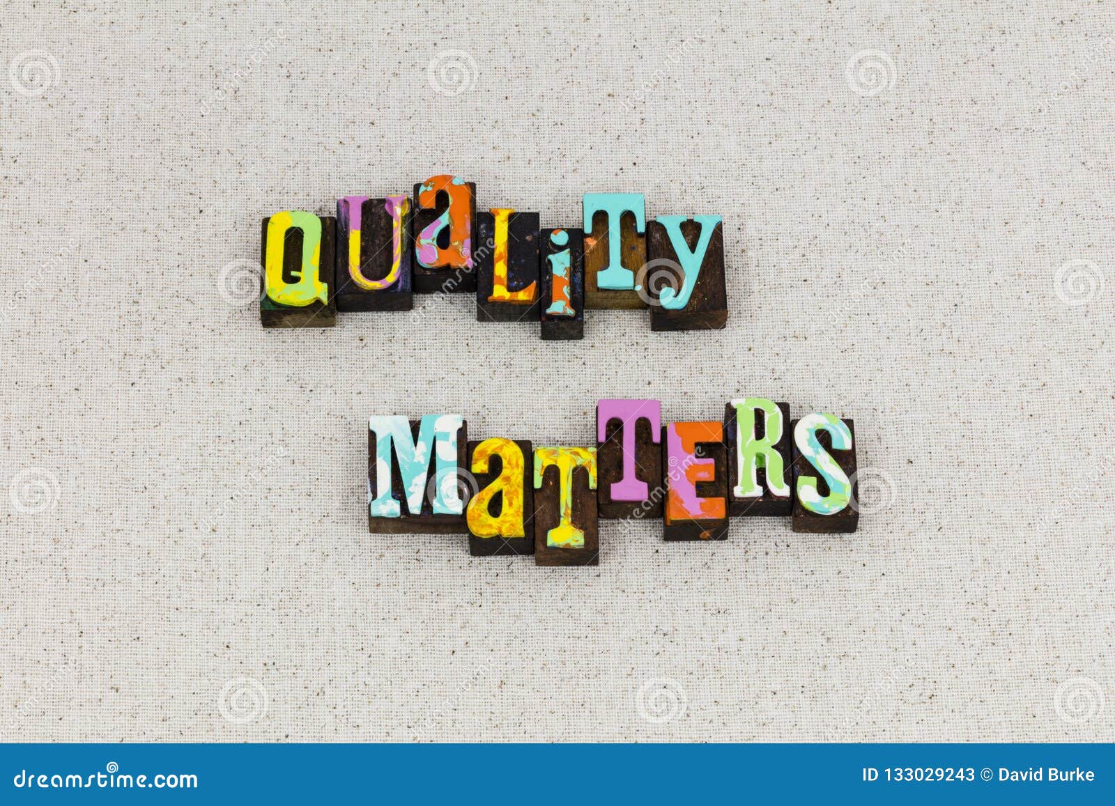 Quality Matters Control Value Management Stock Image - Image of matters ...